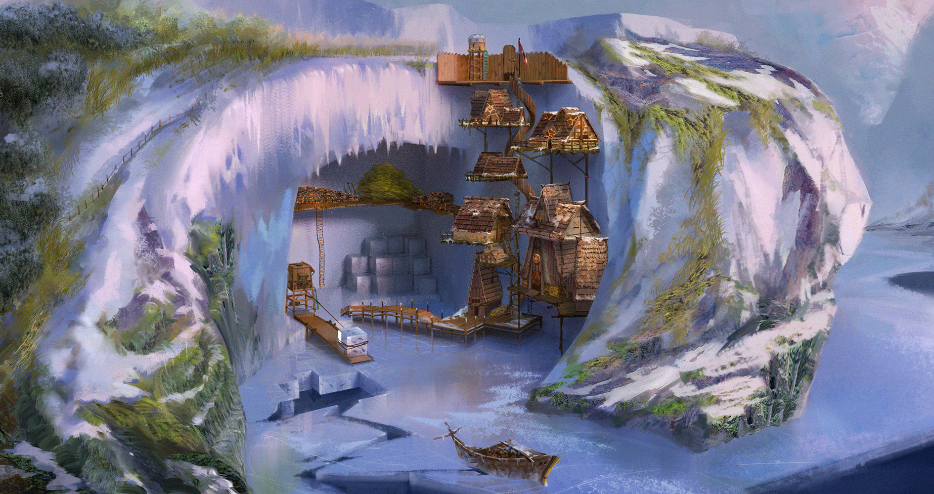 ArtStation - snow world