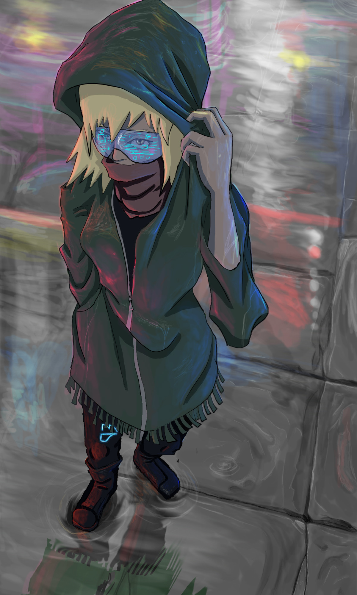 ArtStation - Cyber girl 2