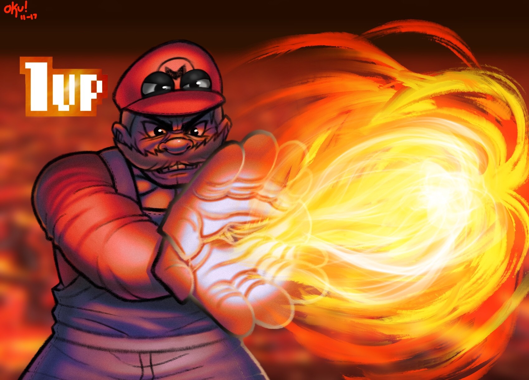 ArtStation - Mario last stand