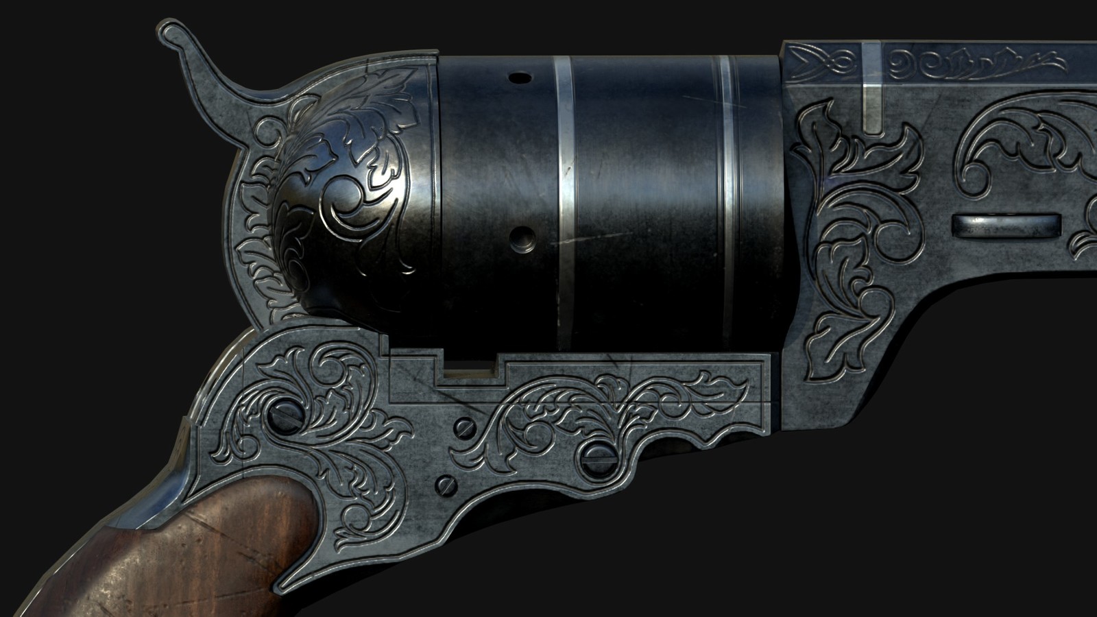 Kate Nemchenko (Adamova) - Colt Paterson 1836 cartridge conversion