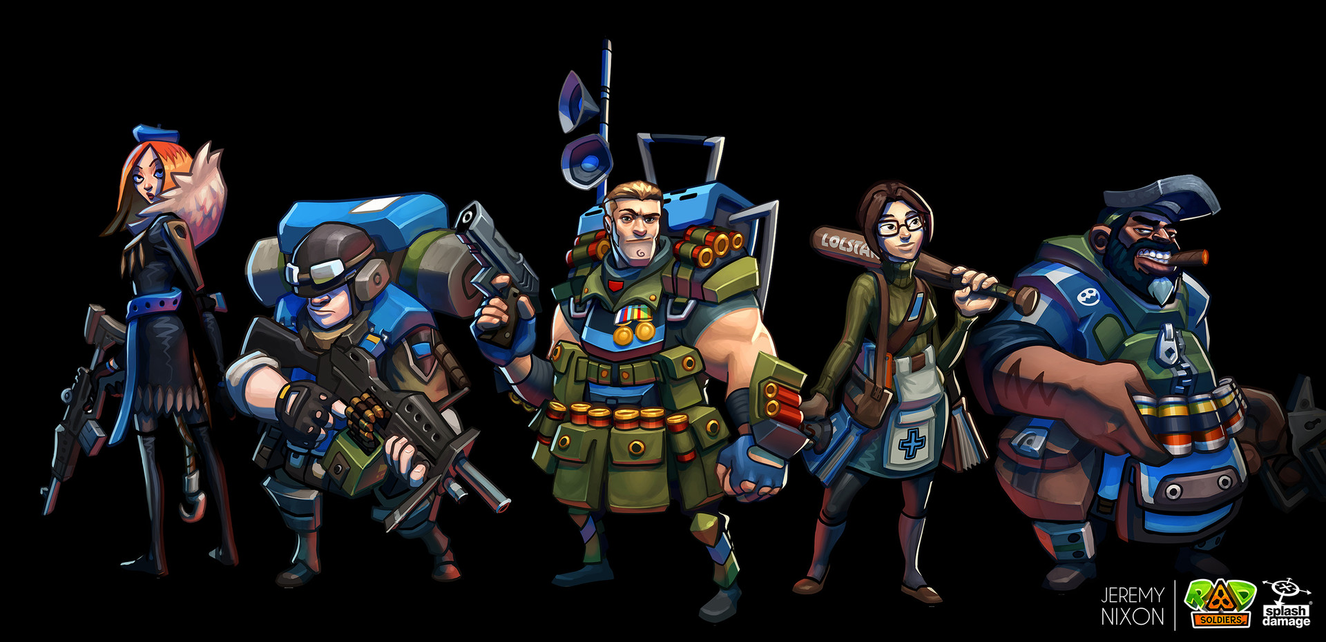 ArtStation - RAD Soldiers Marketing Art