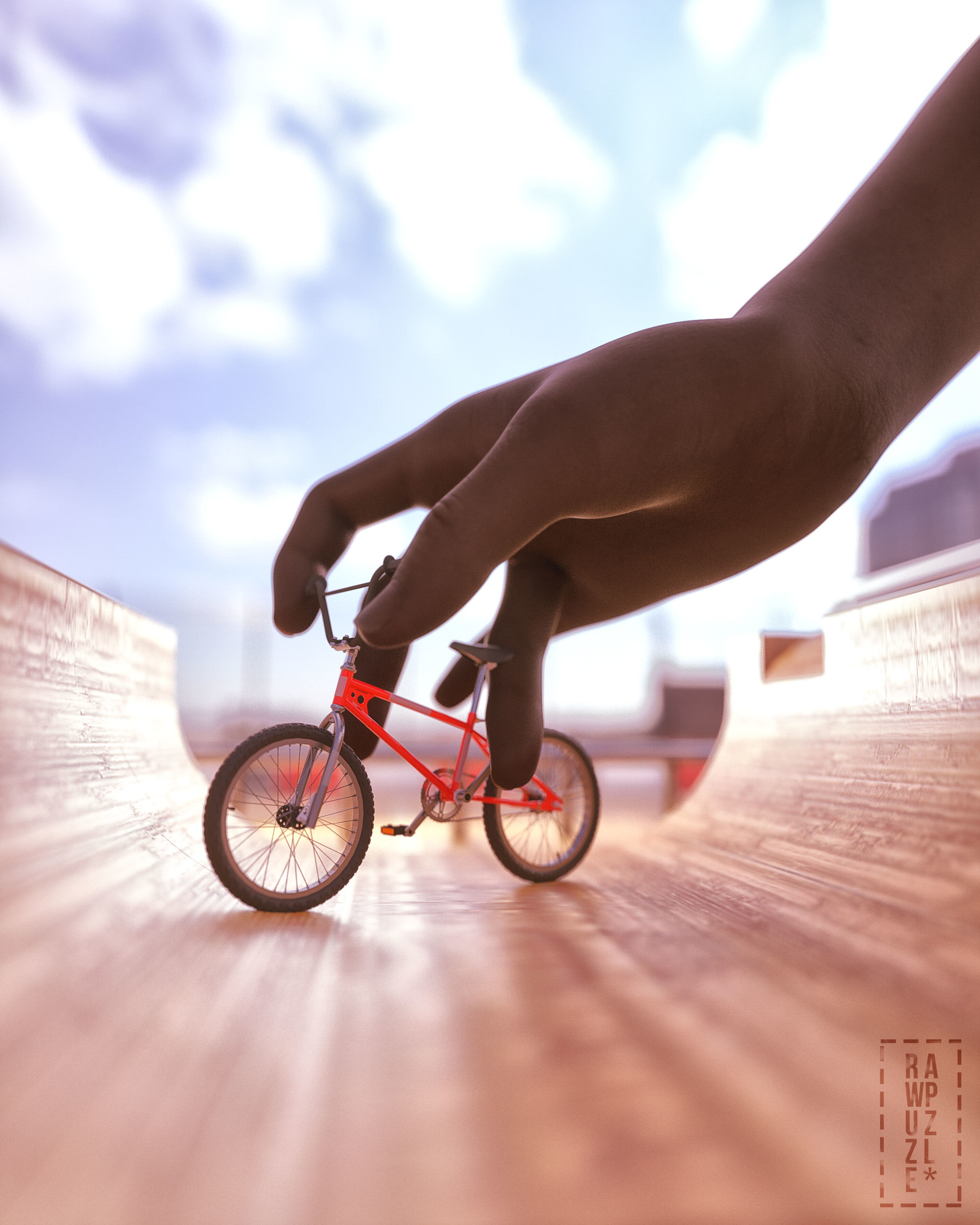 ArtStation - Finger Bike