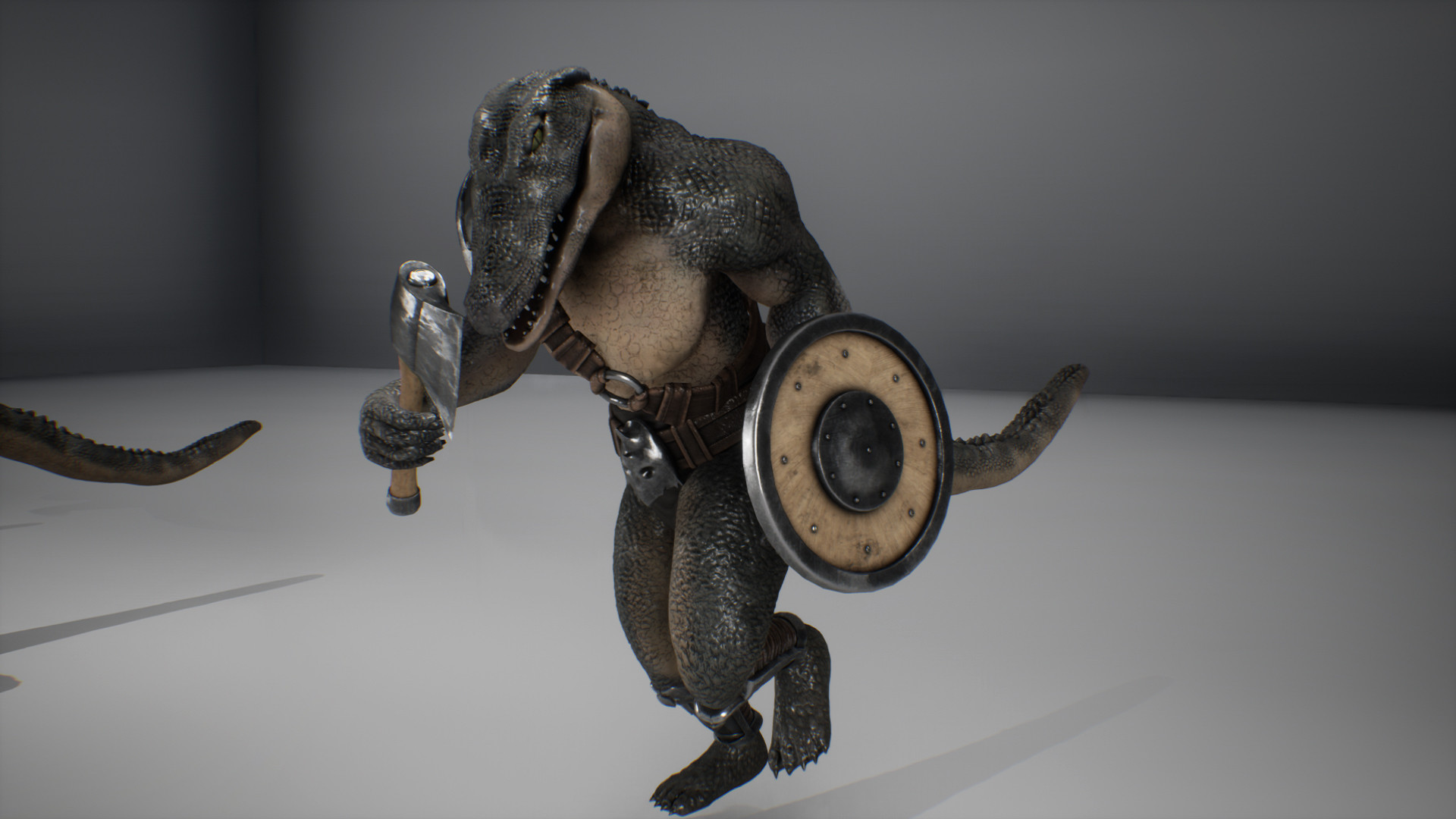 Anthropomorphic Crocodile