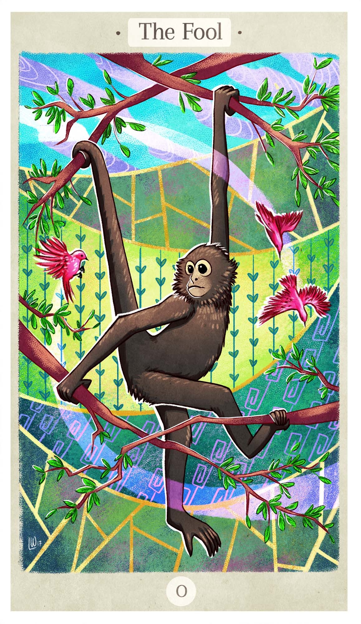 Lisa Wiley - Tropical Tarot - The Fool
