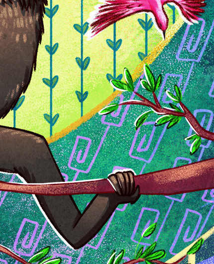 Lisa Wiley - Tropical Tarot - The Fool