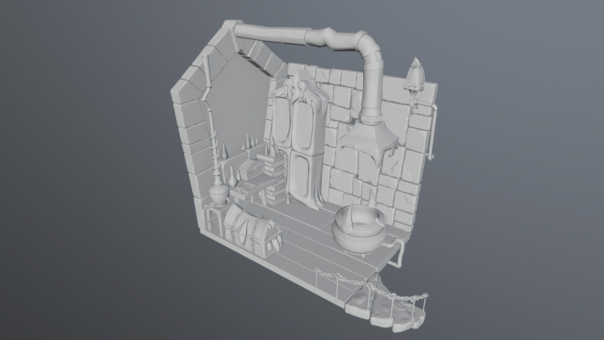 ArtStation - Mage room