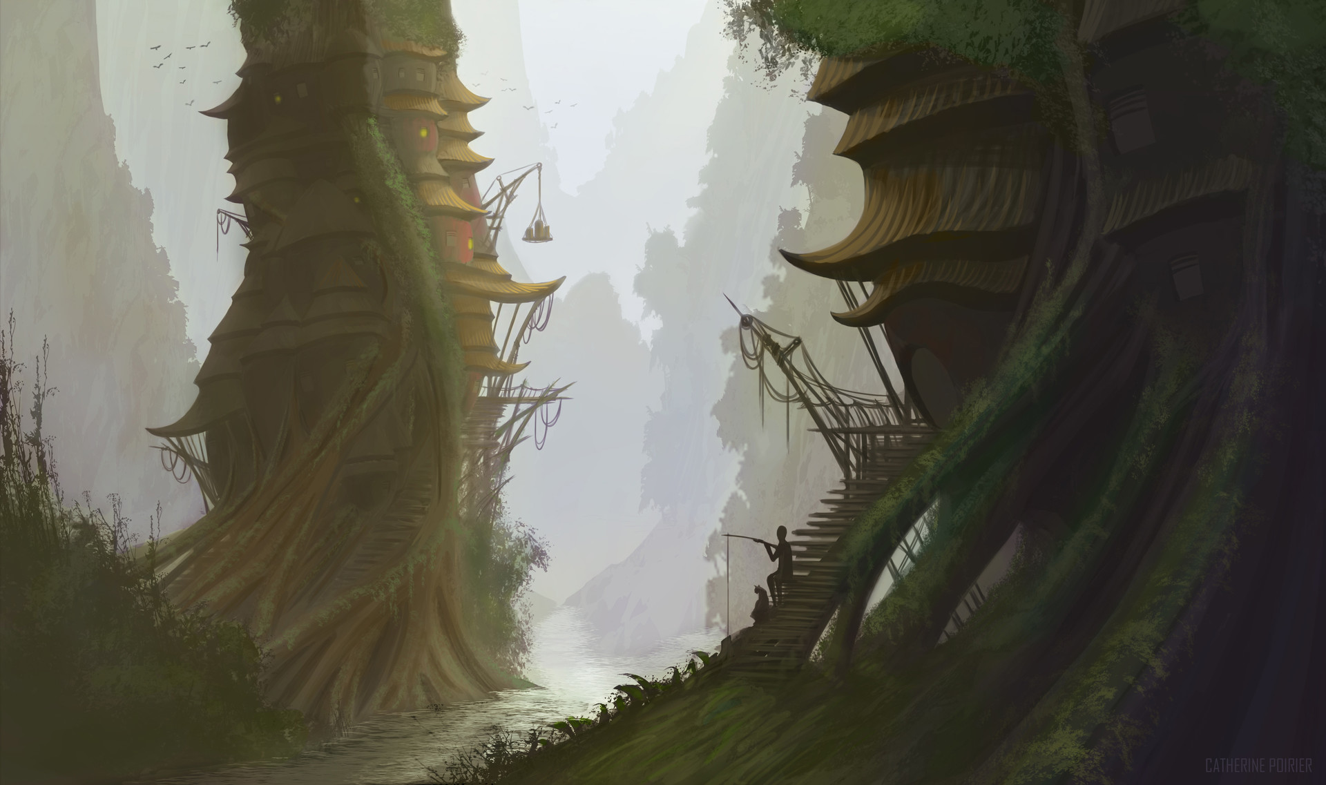 ArtStation - Tree Houses