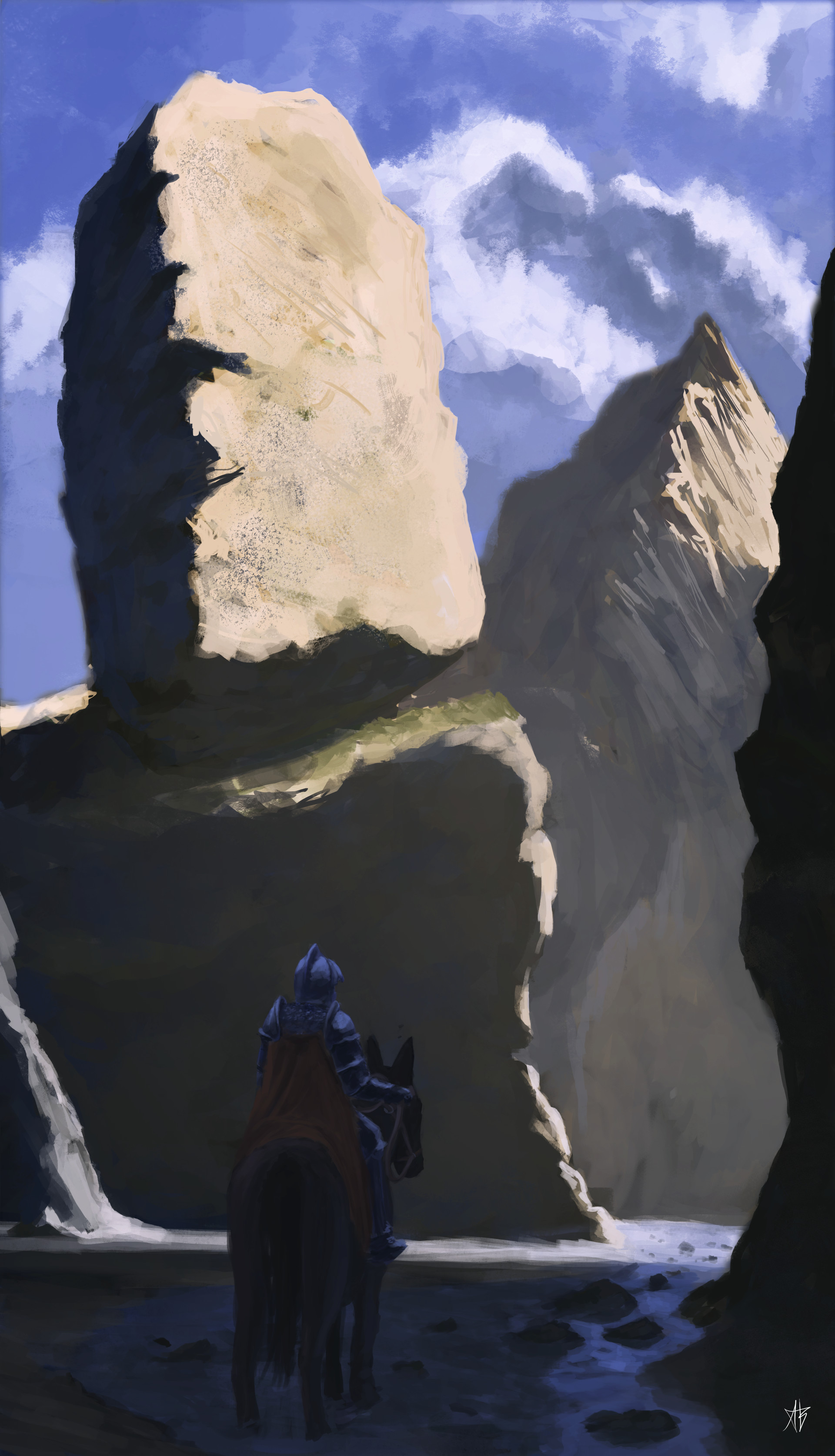 ArtStation - Lone knight