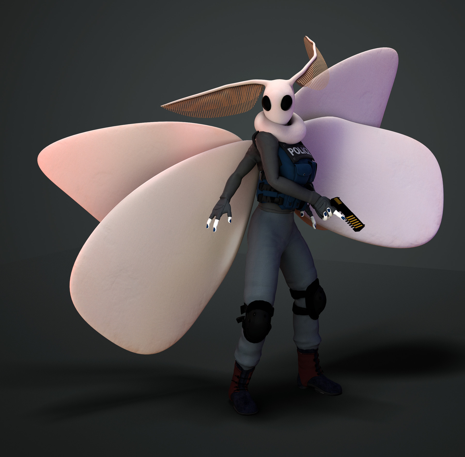 ArtStation - Moth Cop