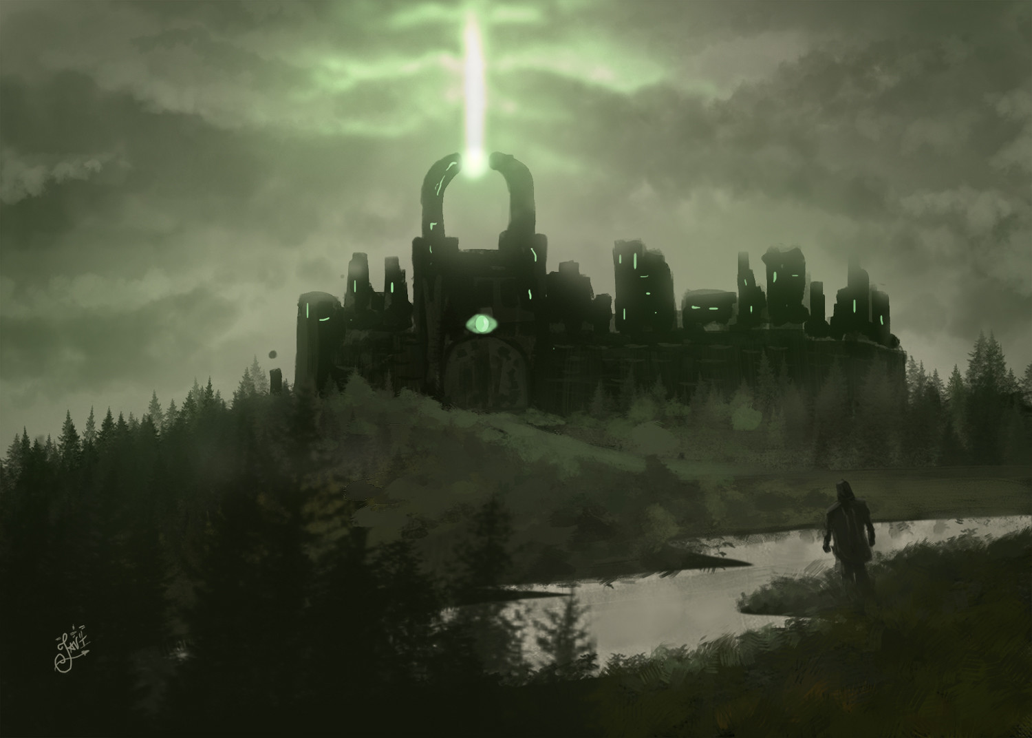 ArtStation - The Green Tower
