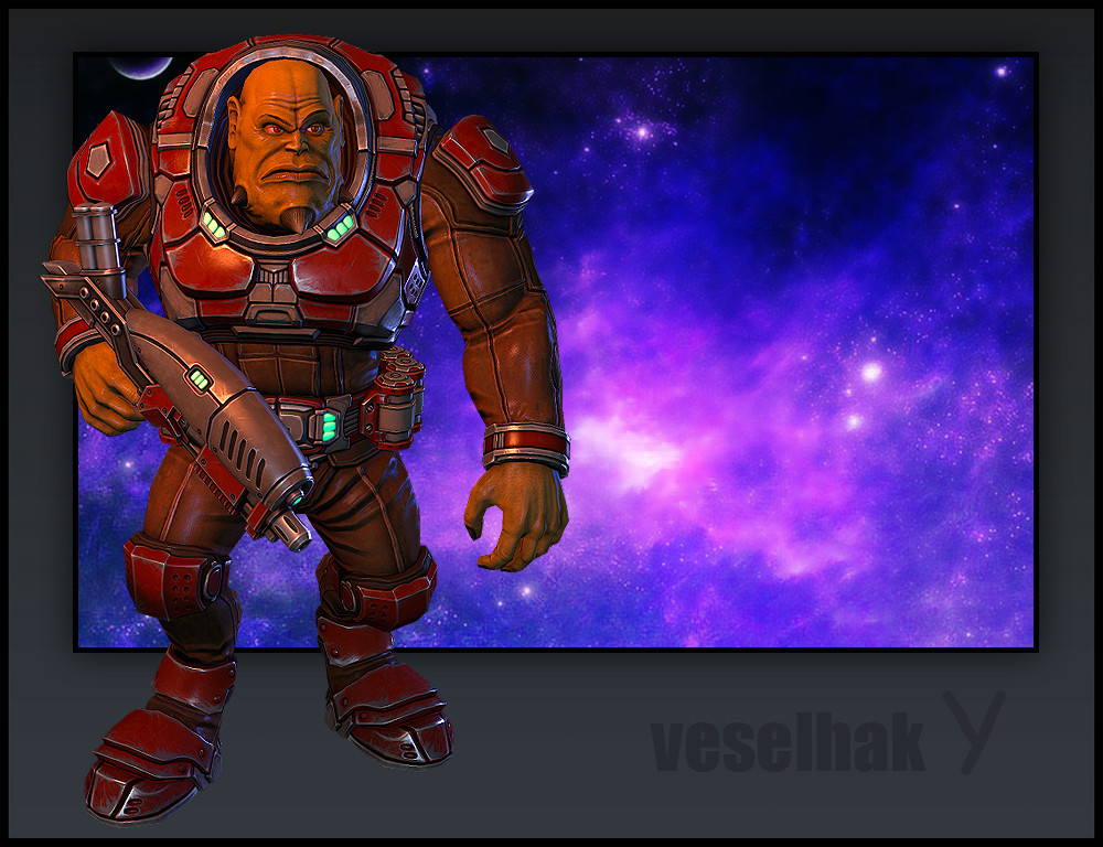 ArtStation - Space orc