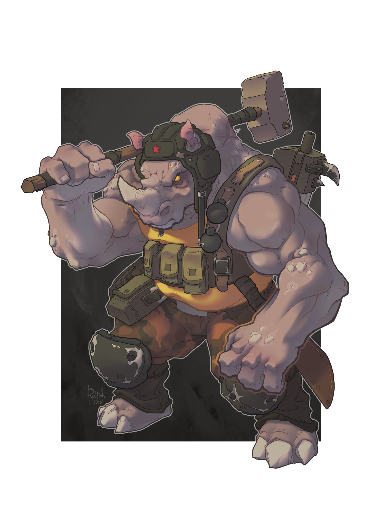 ArtStation - TMNT Rocksteady