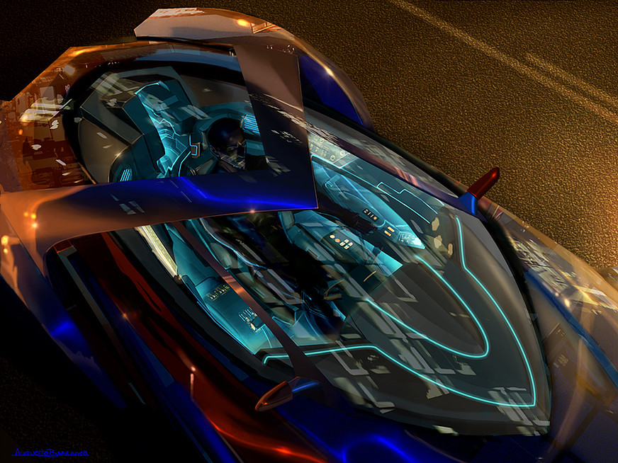 Augusto Barranco - GATCHAMAN- Vehicle design