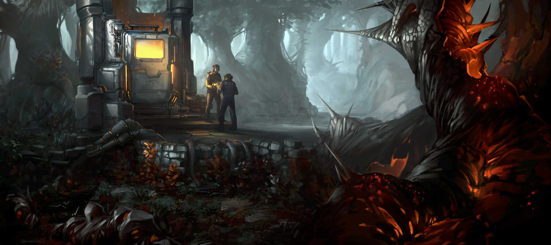 ArtStation - Bio-Forge maintenance