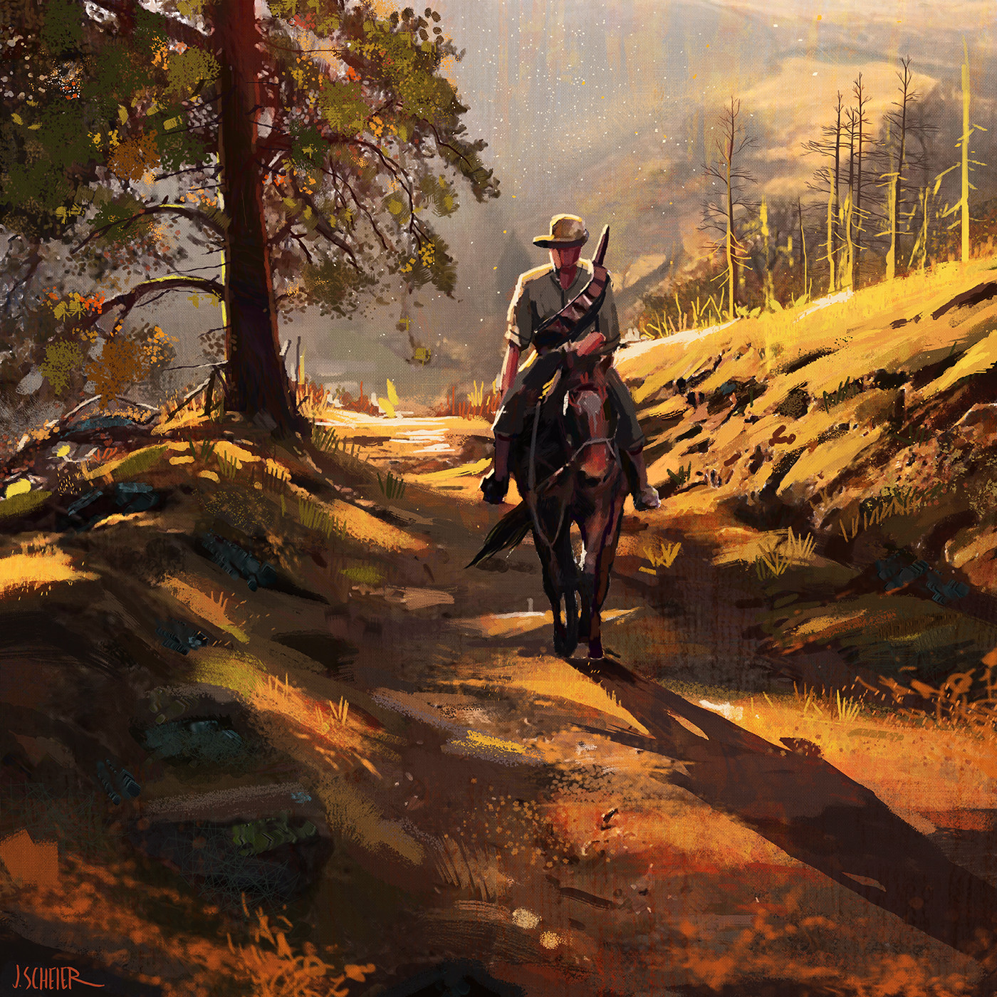 ArtStation - forest pathway