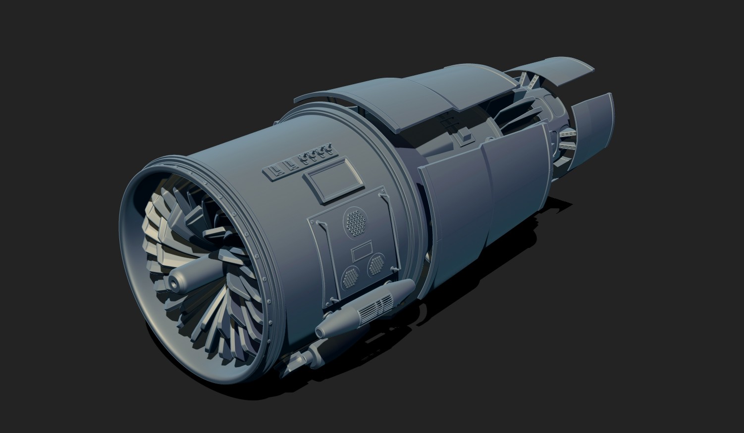 ArtStation - Plane engine