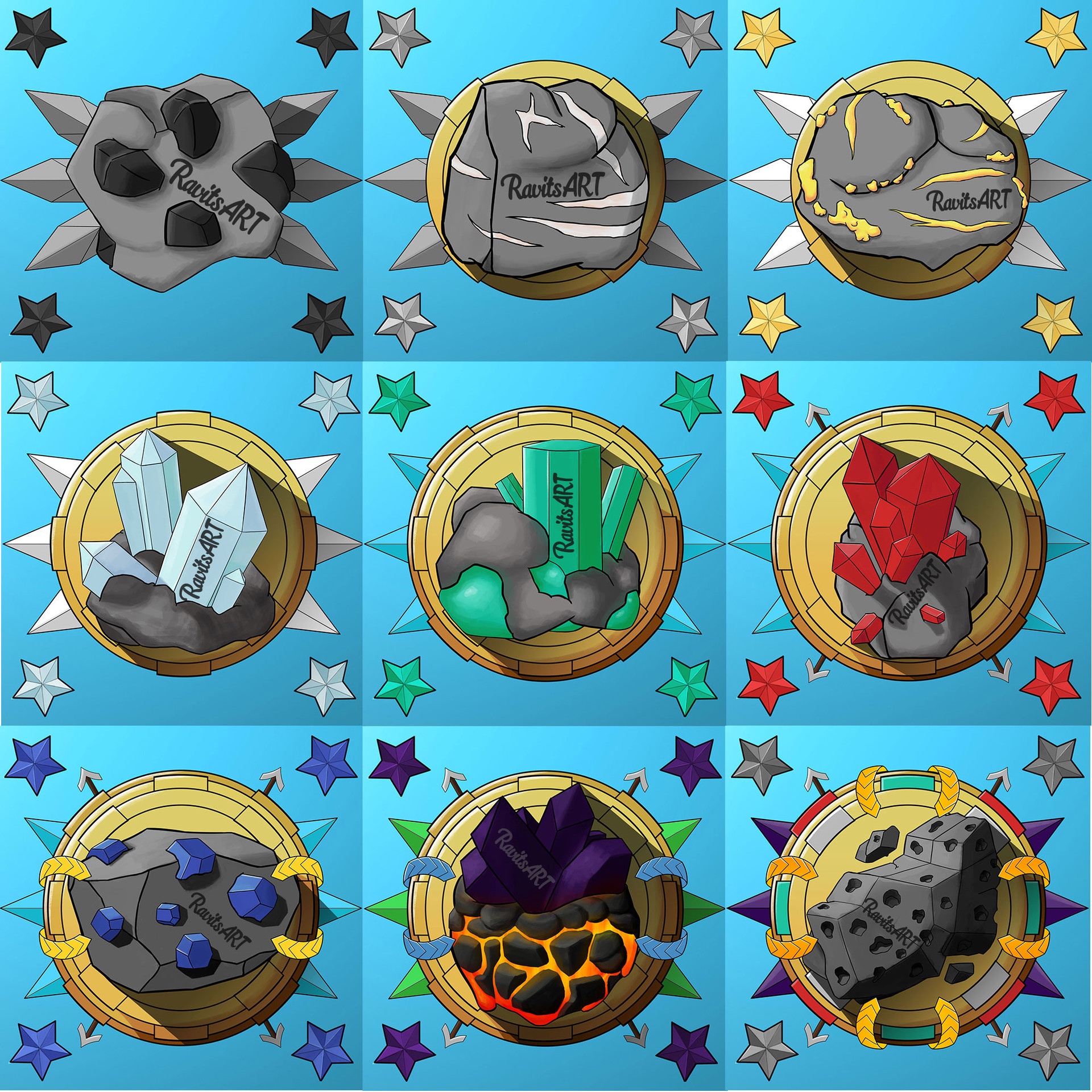 ArtStation - Rank Icons