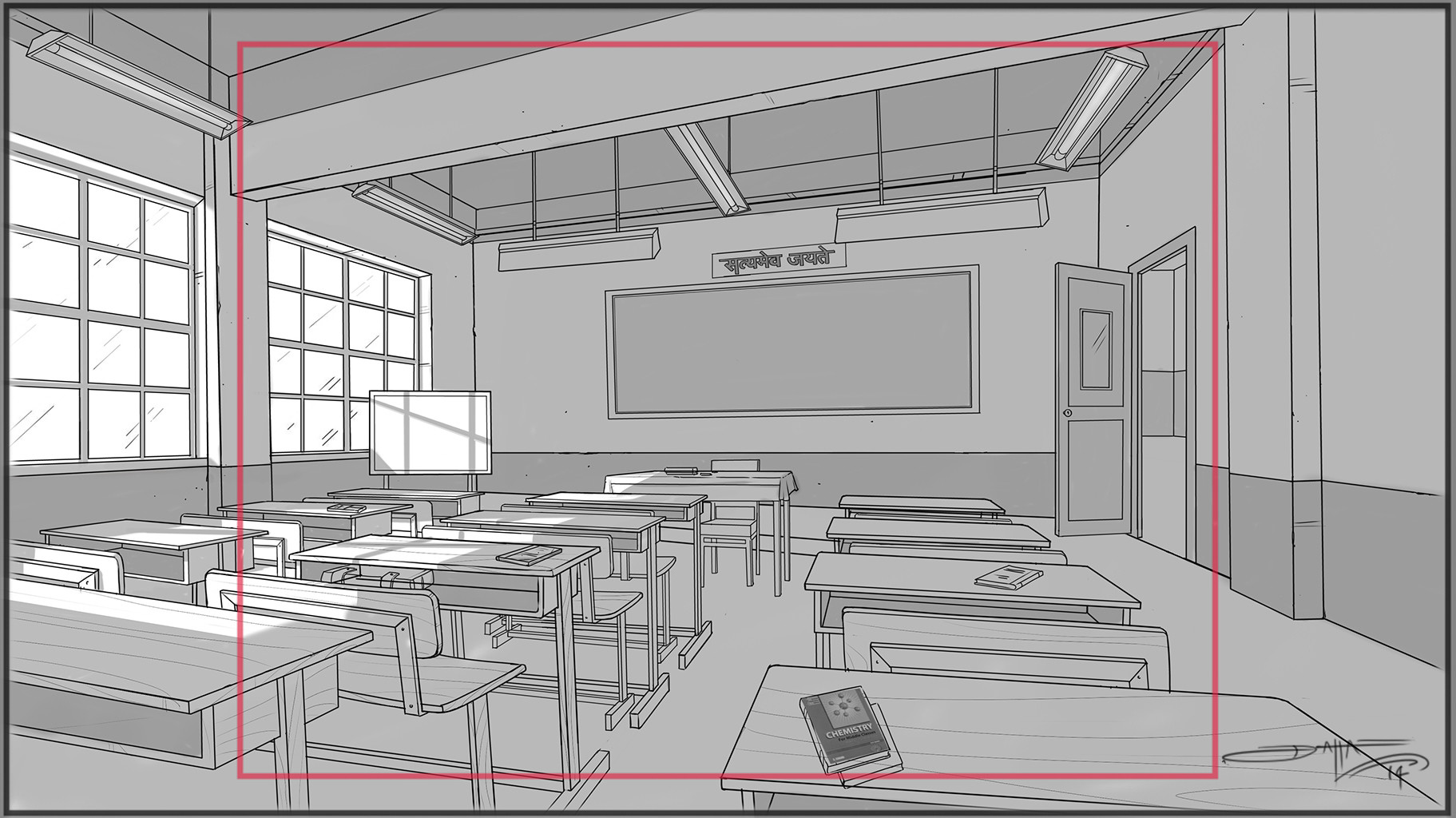 ArtStation - Class room
