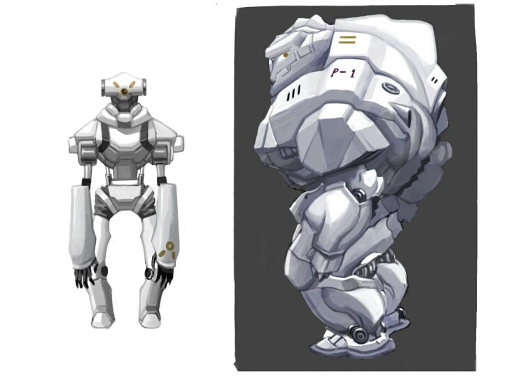 ArtStation - android mech