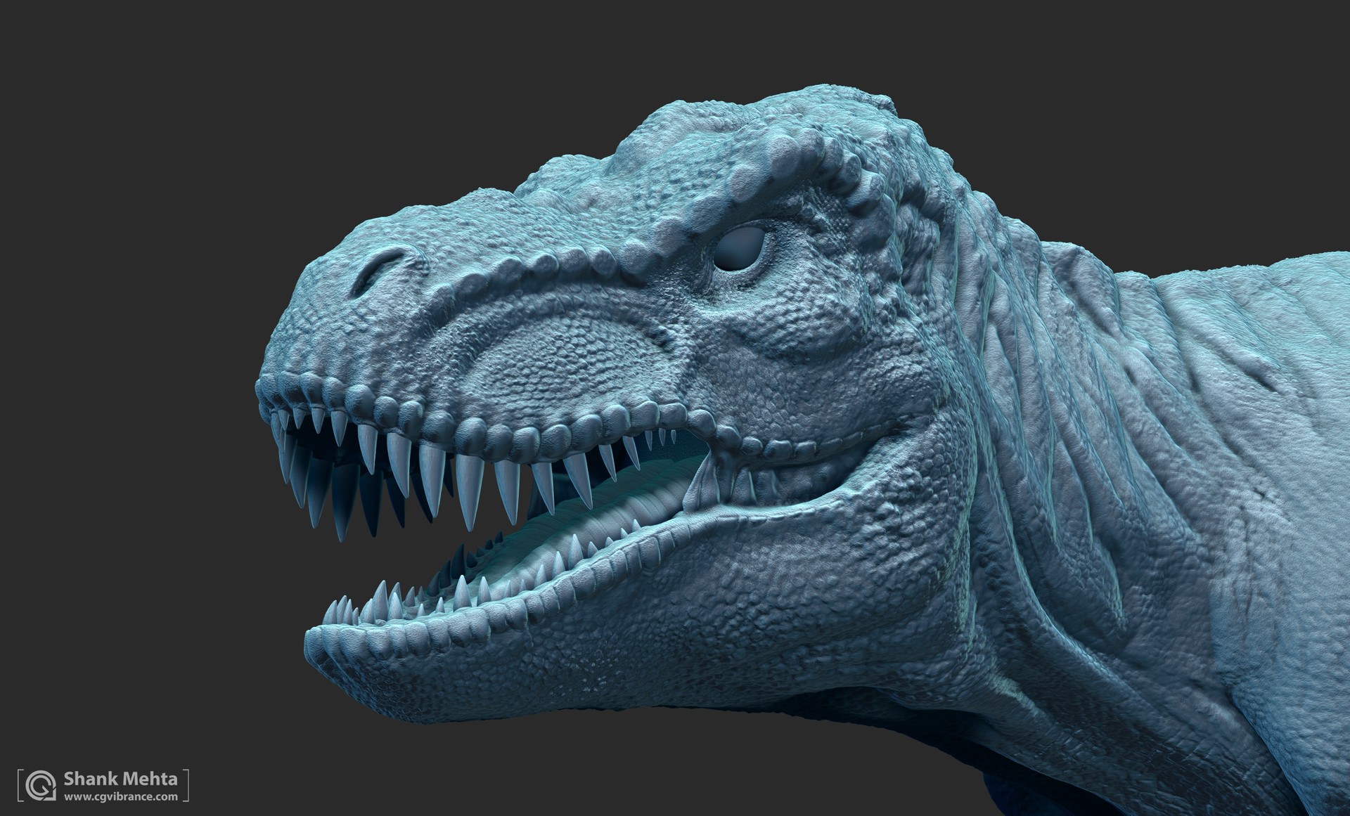 Shank Mehta - Jurassic Park Classic T-rex WIP