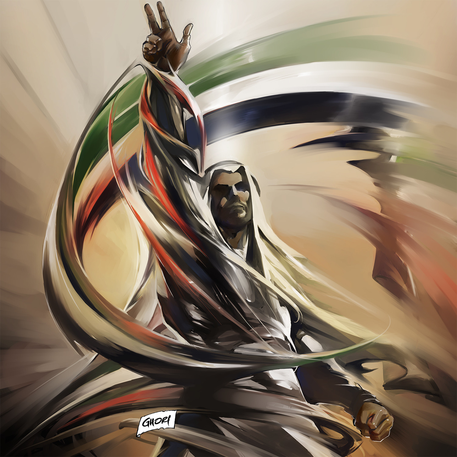 Ashraf Ghori - UAE Commemorative Art