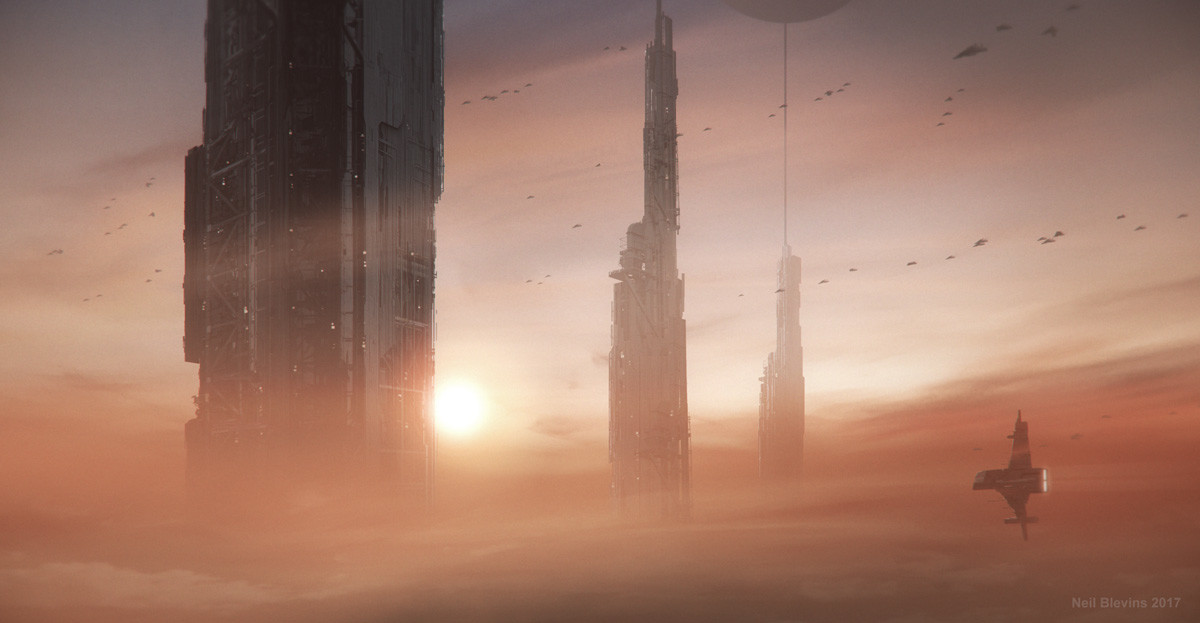 Neil Blevins - Megastructures Gas Giant Refinery 5