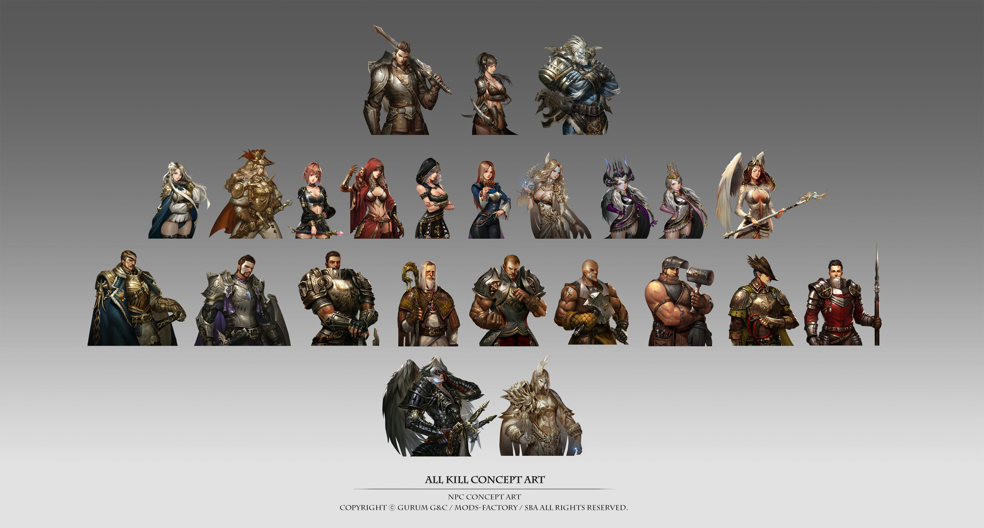 ArtStation - all kill npc concept art