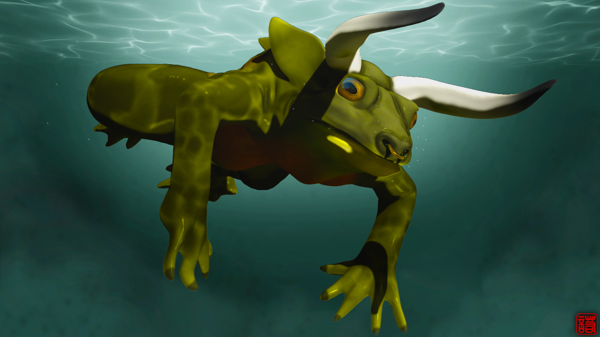 ArtStation - Is that a bull? A frog? It's Niuwa!