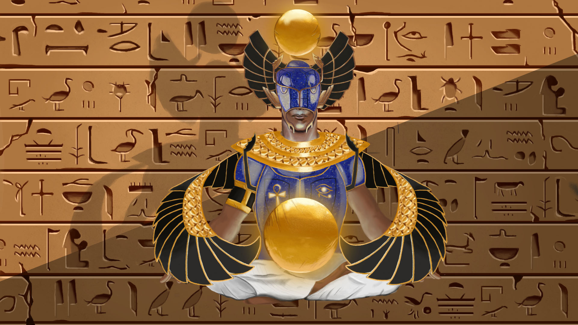 ArtStation - Khépri, the egyptian god (CdC july)