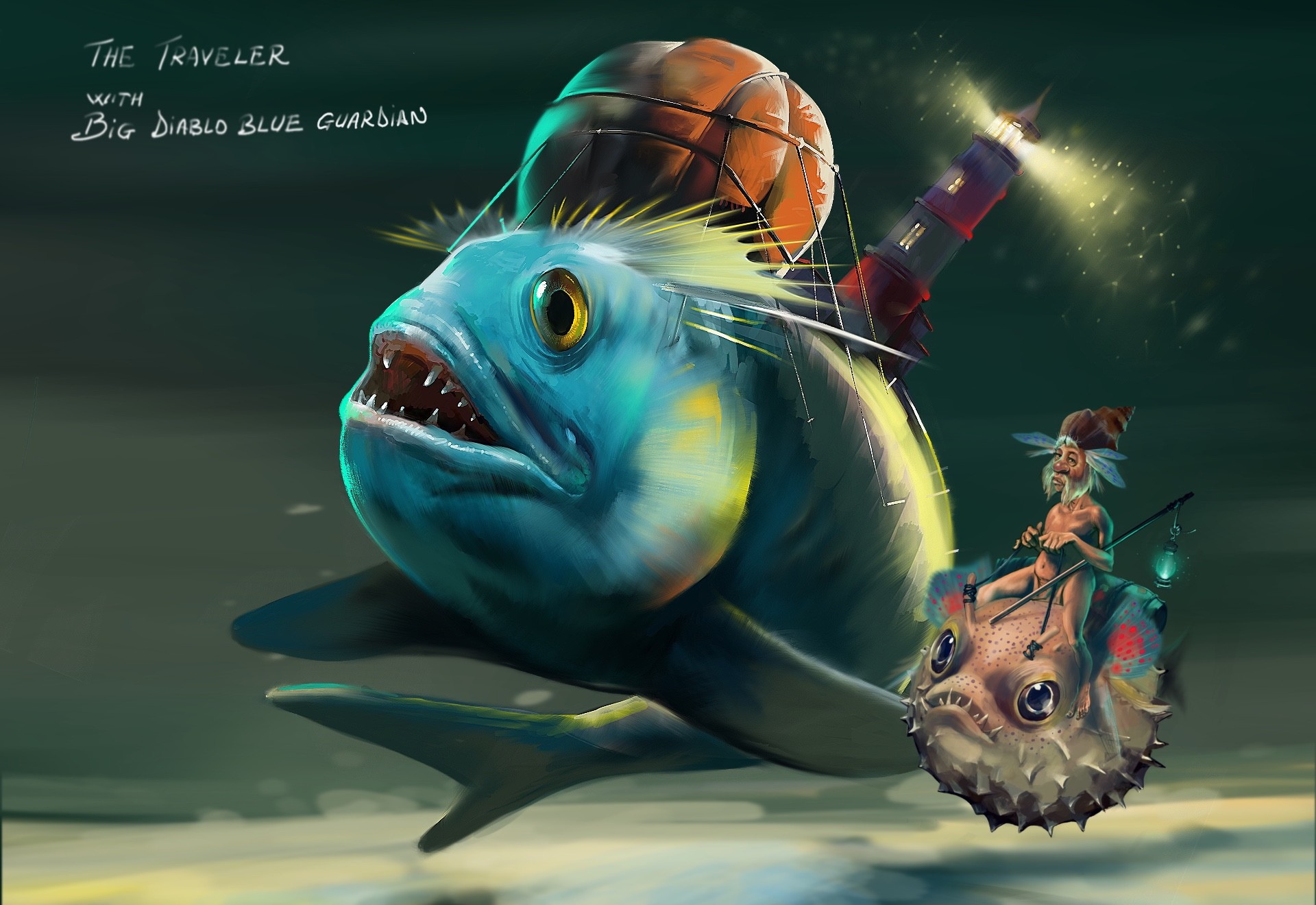 ArtStation - Character design for beneath the waves challenge