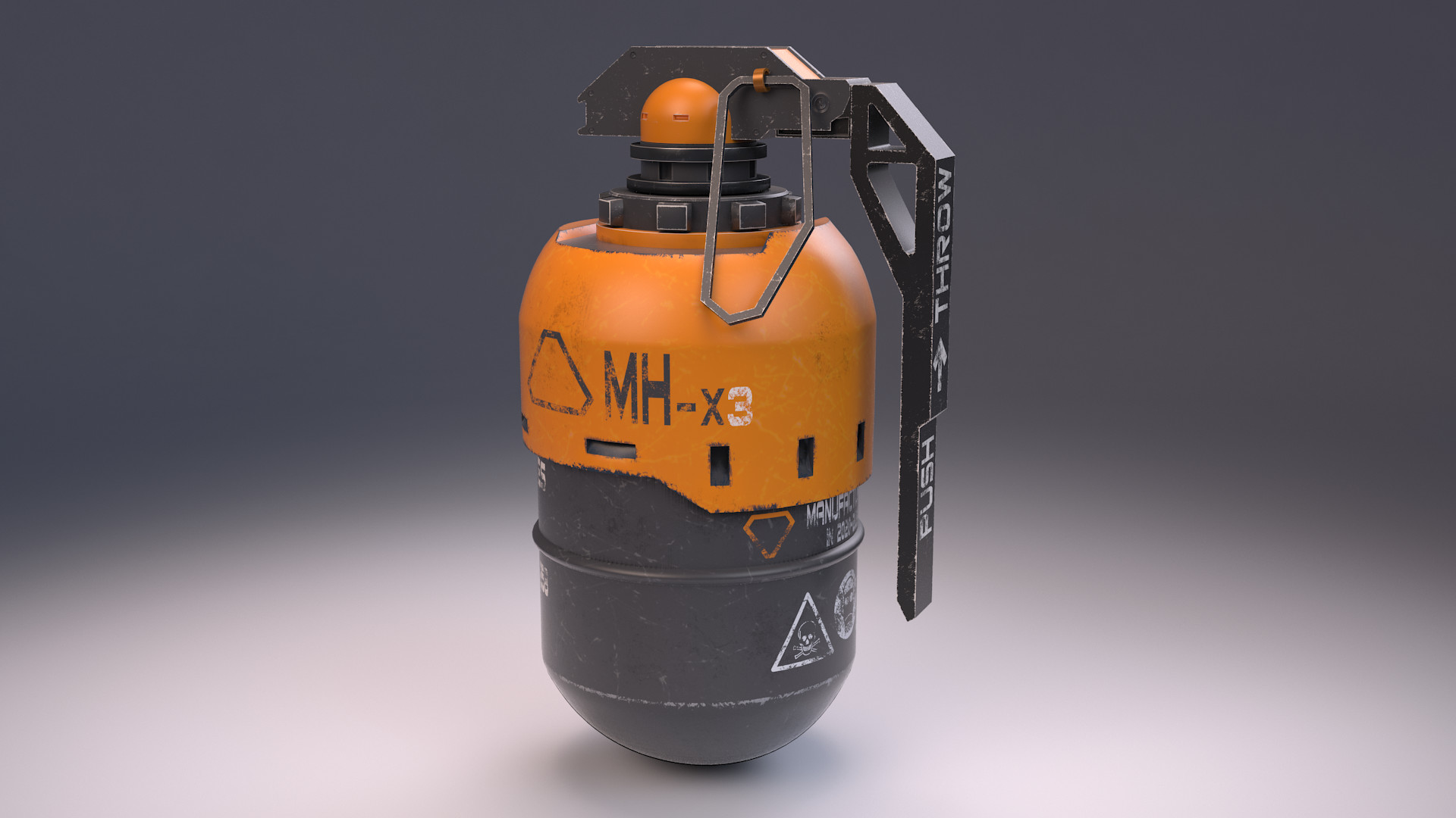 ArtStation - Sci-Fi Grenade : Gas