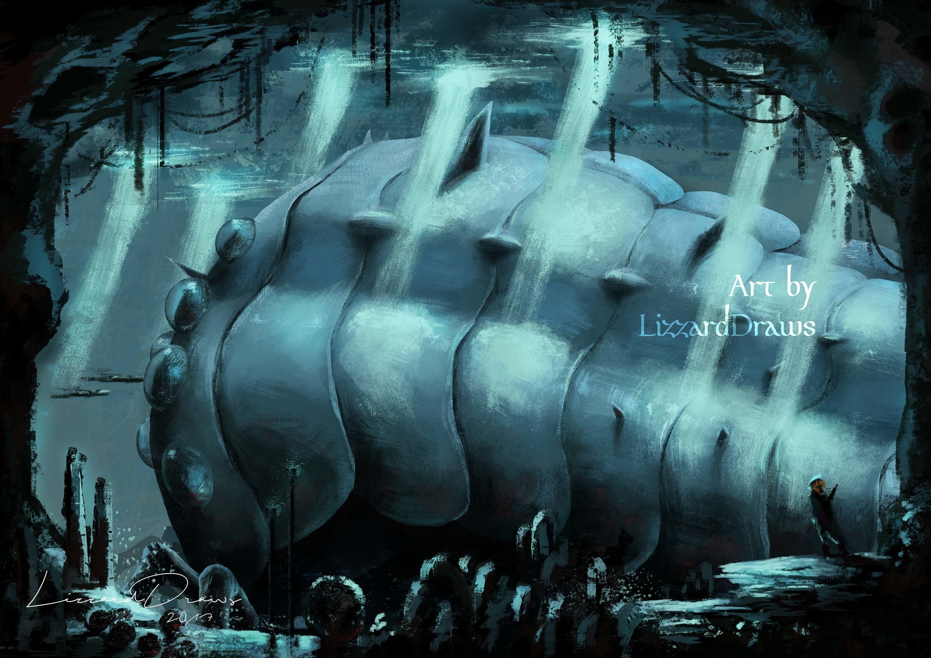 ArtStation - Giant Bug Beast of the Decay Forest