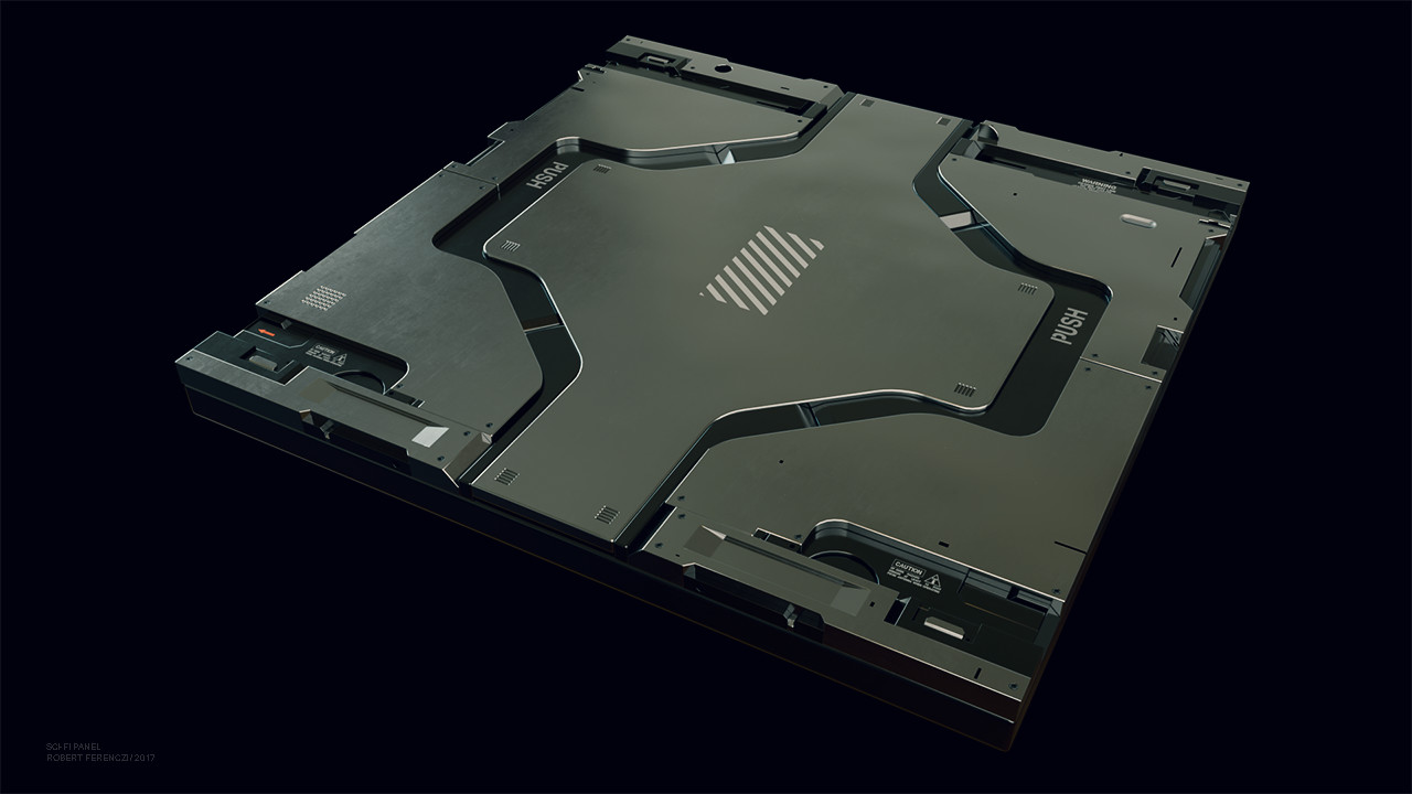 ArtStation - Sci-fi Panel Concept