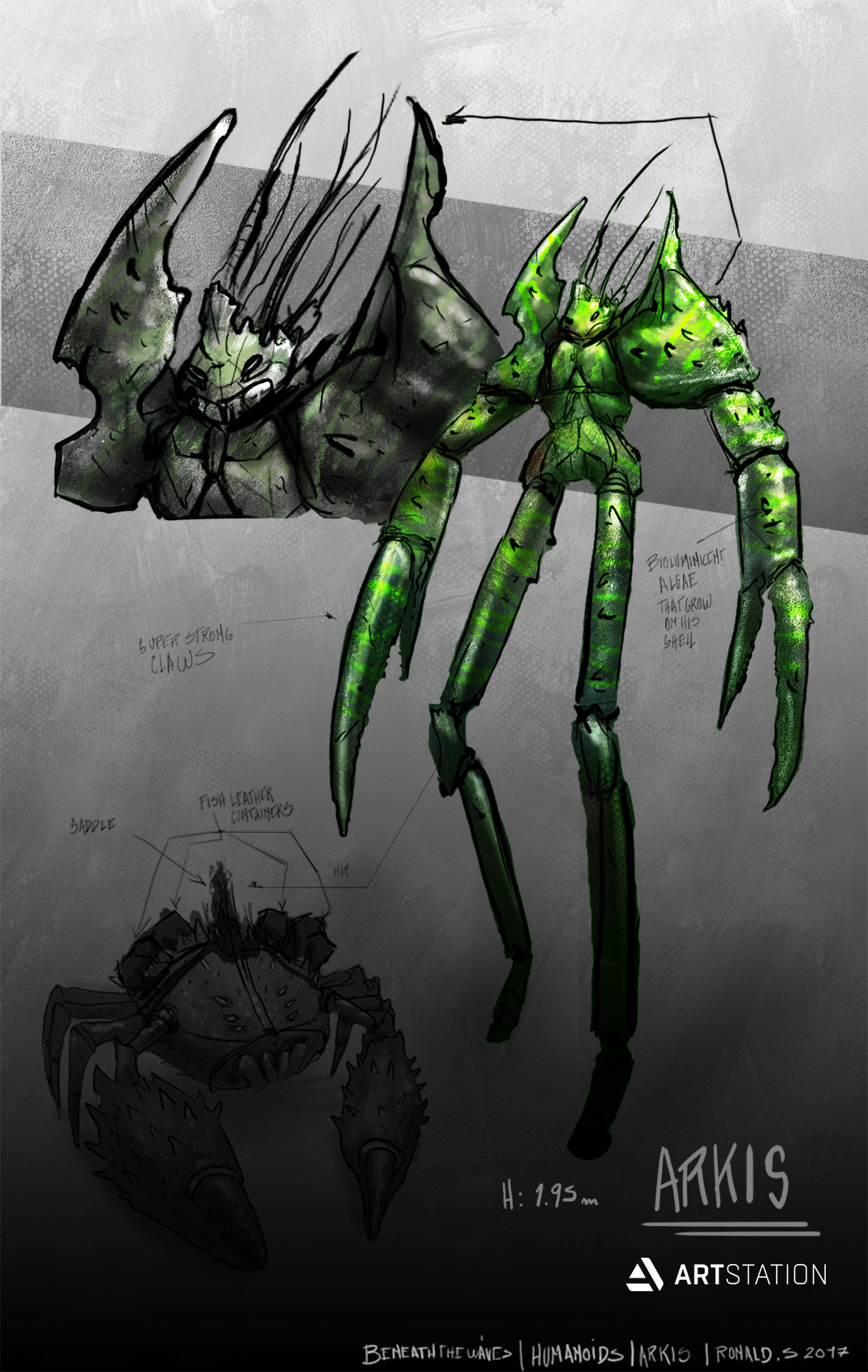 Ronald Segovia - Beneath the waves Arstation Challenge