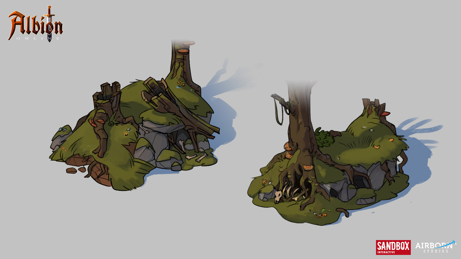 ArtStation - Albion Online : Forest 2d concepts