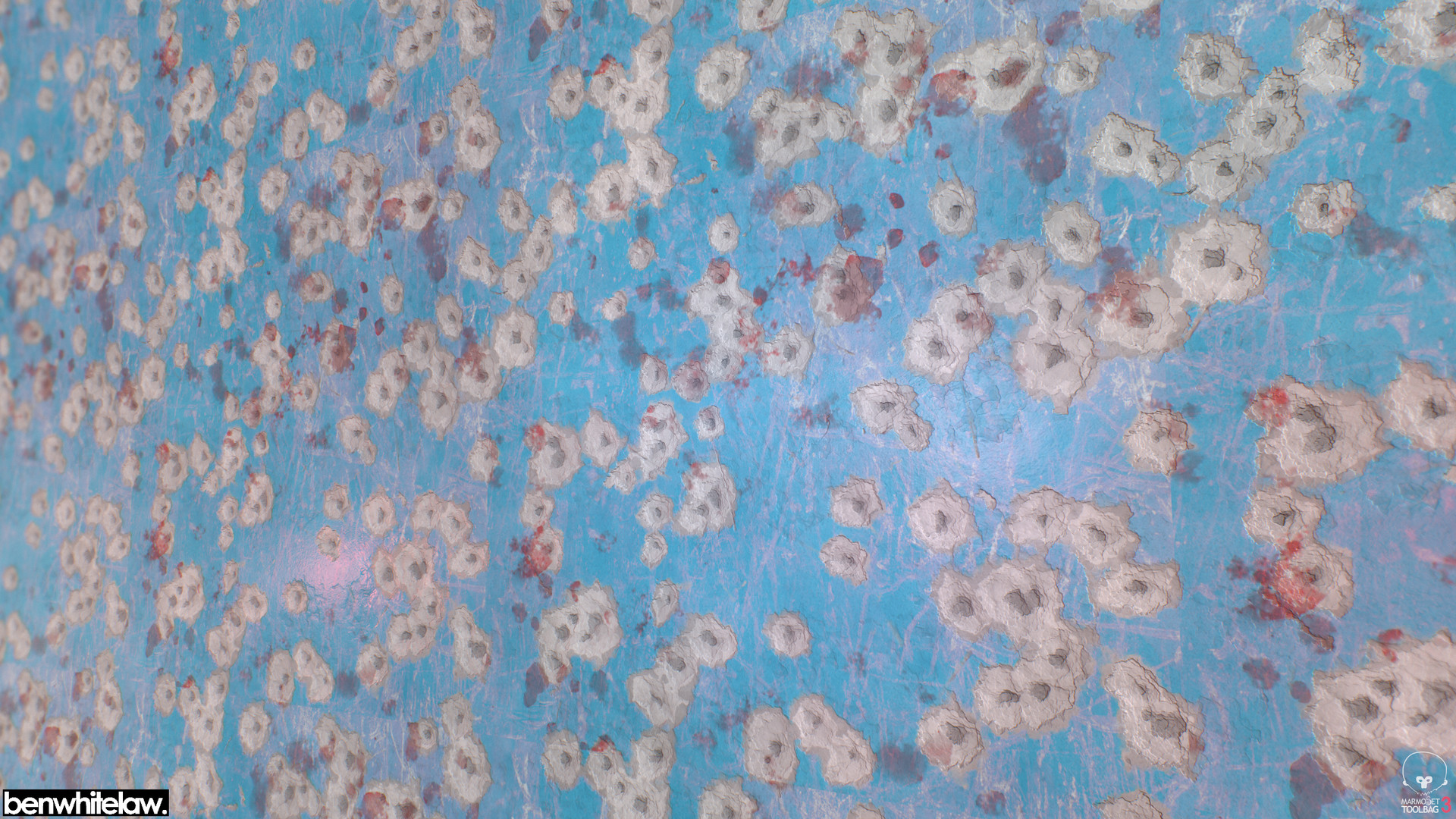 ArtStation - Shot/Worn Plaster Material