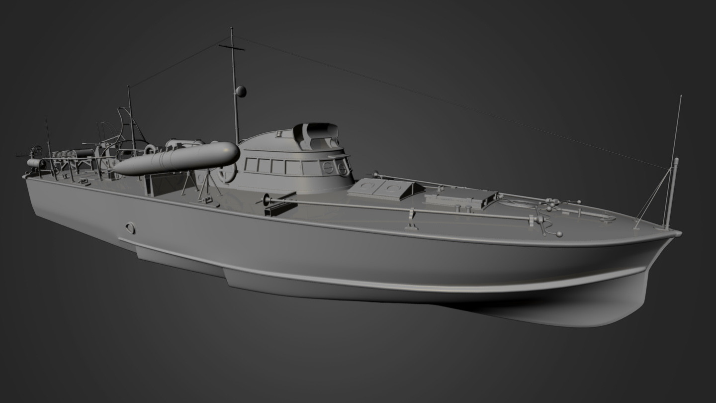 ArtStation - MAS Boat from Sniper Elite 4