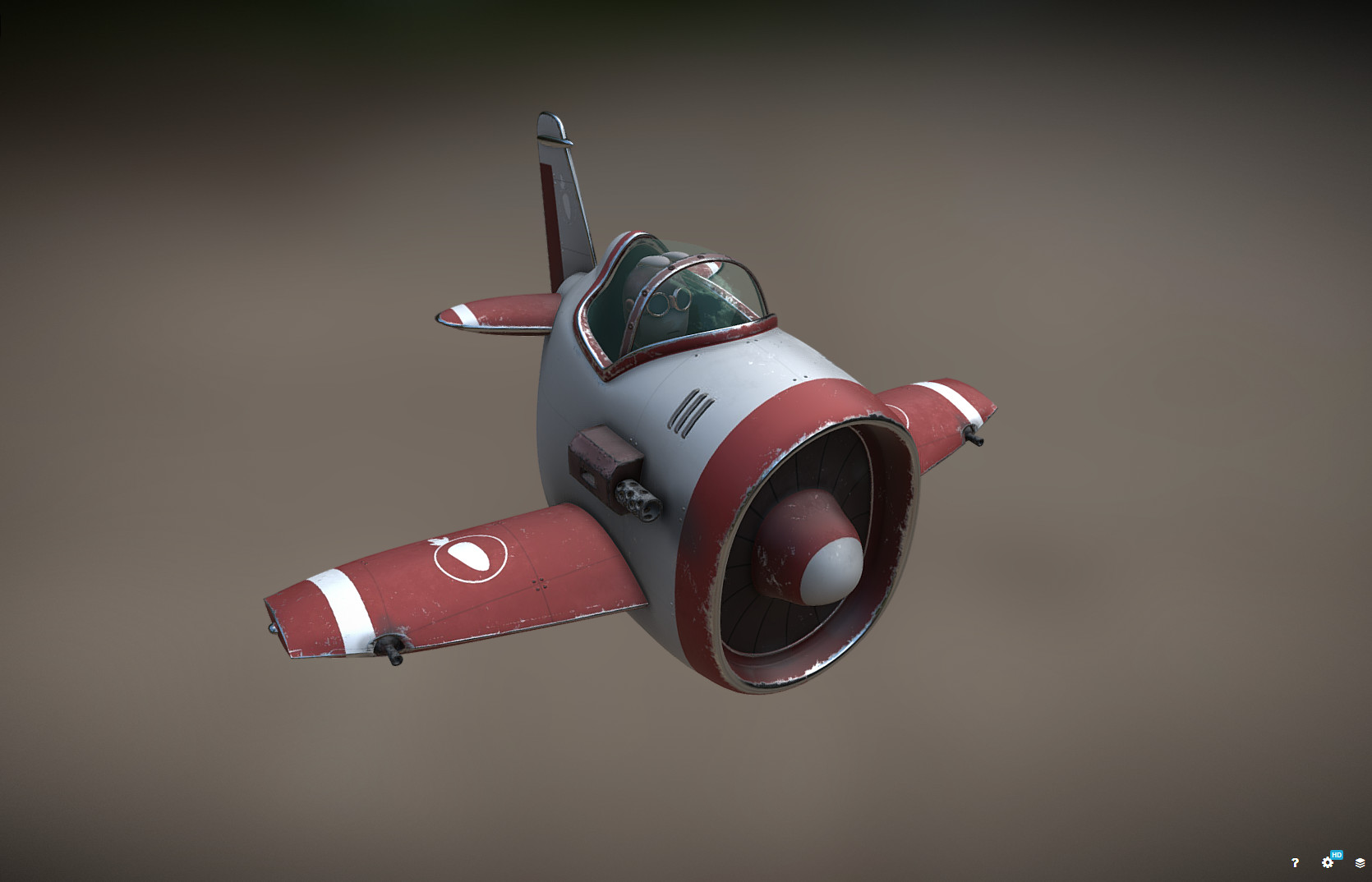 ArtStation - Cartoon plane