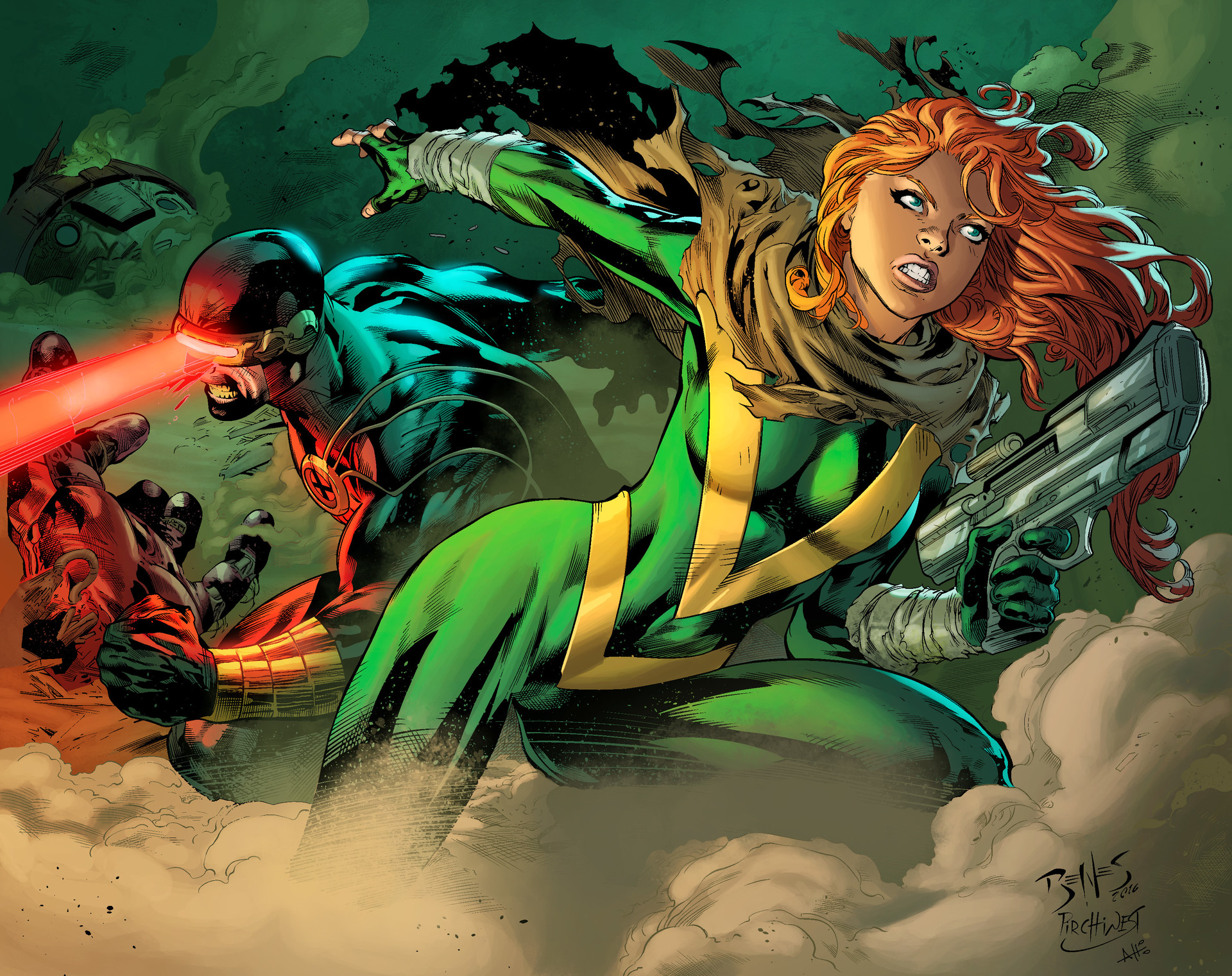 Cyclops and Hope by Ed Benes & Arthur Hesli : r/ImaginaryMutants