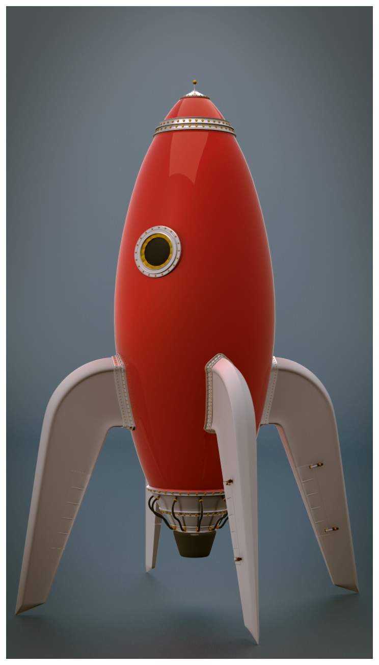 ArtStation - Sci - Fi Rocket