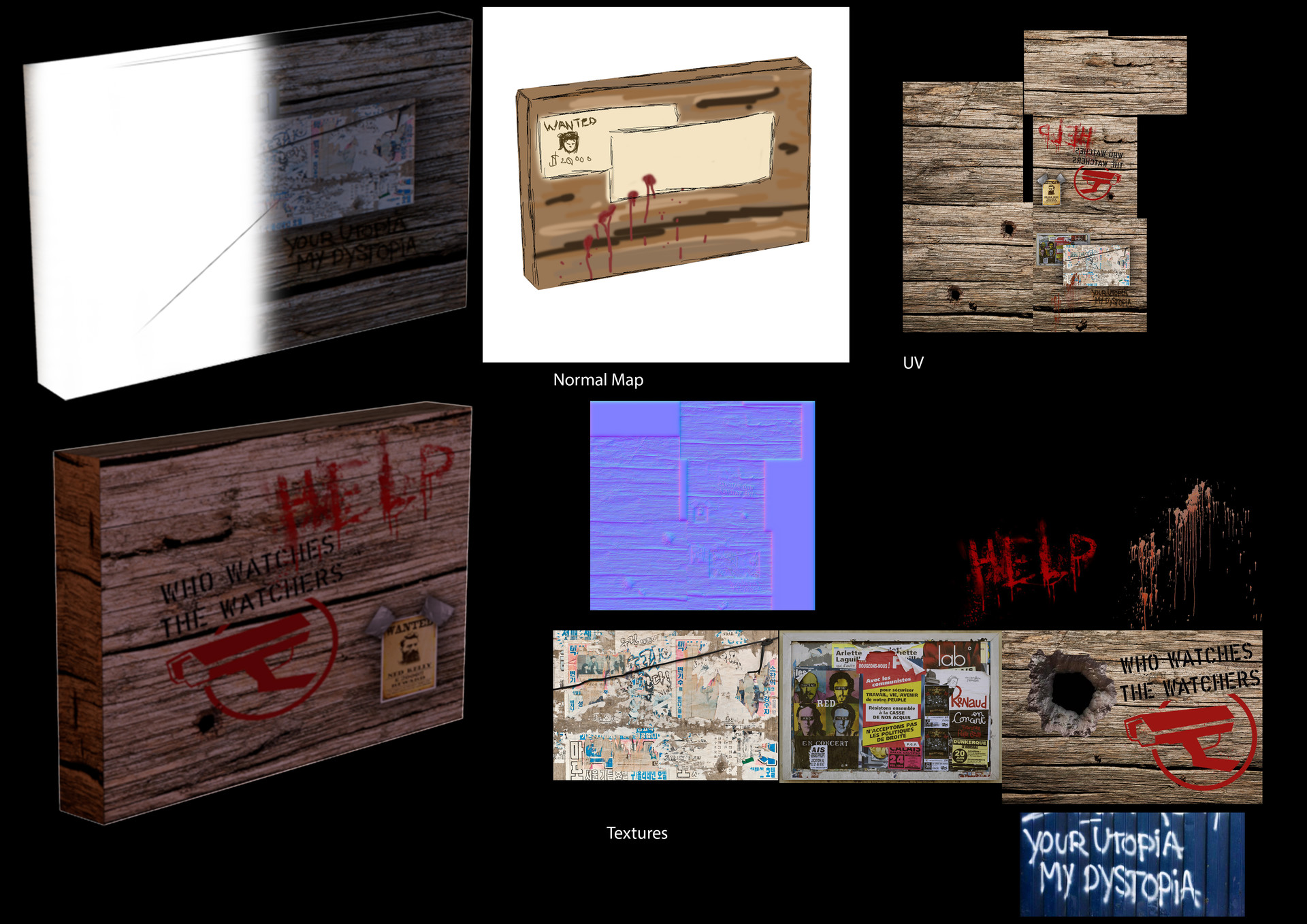 ArtStation - Wall design sheet