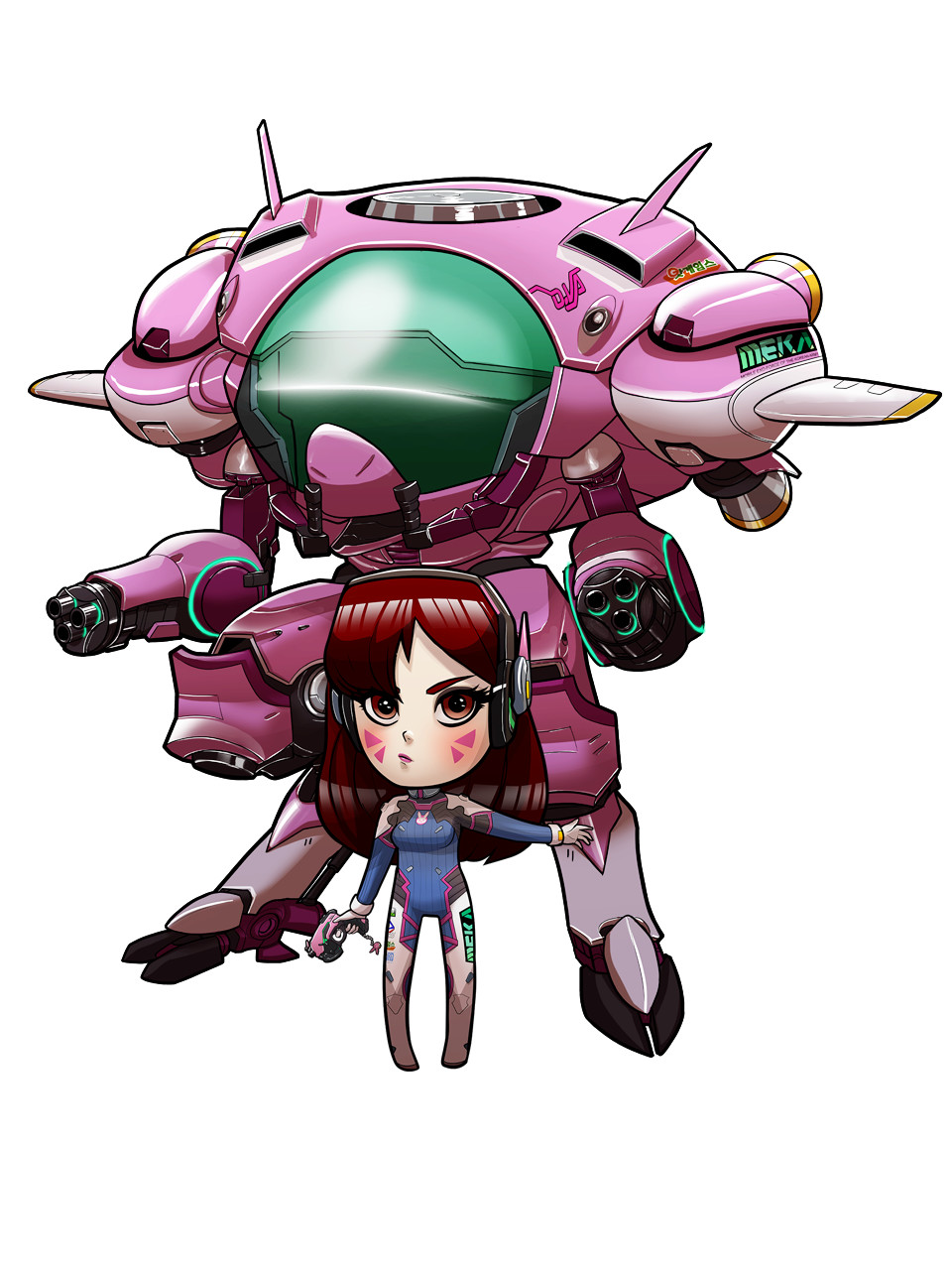 ArtStation - Overwatch chibis