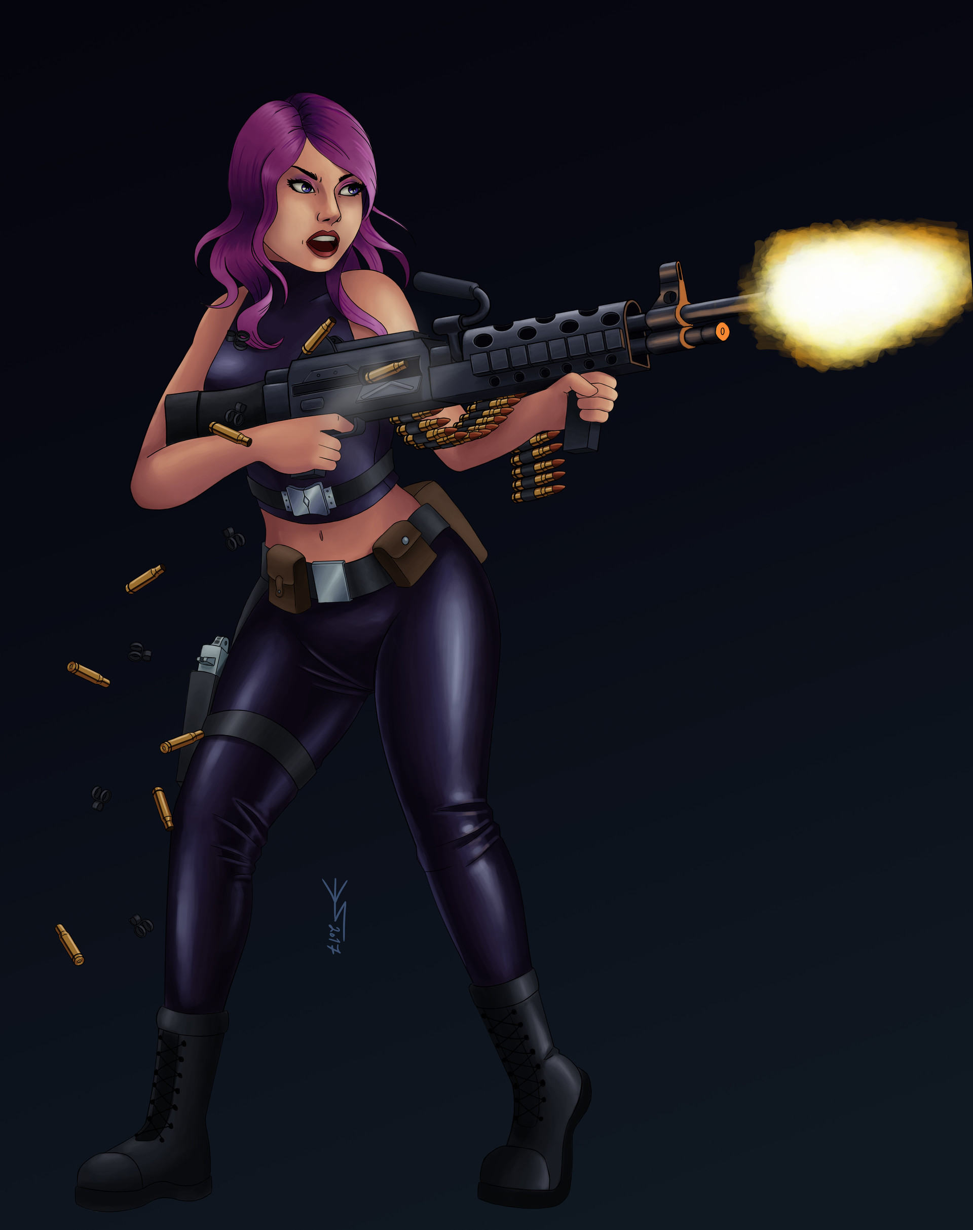 ArtStation - MG Girl