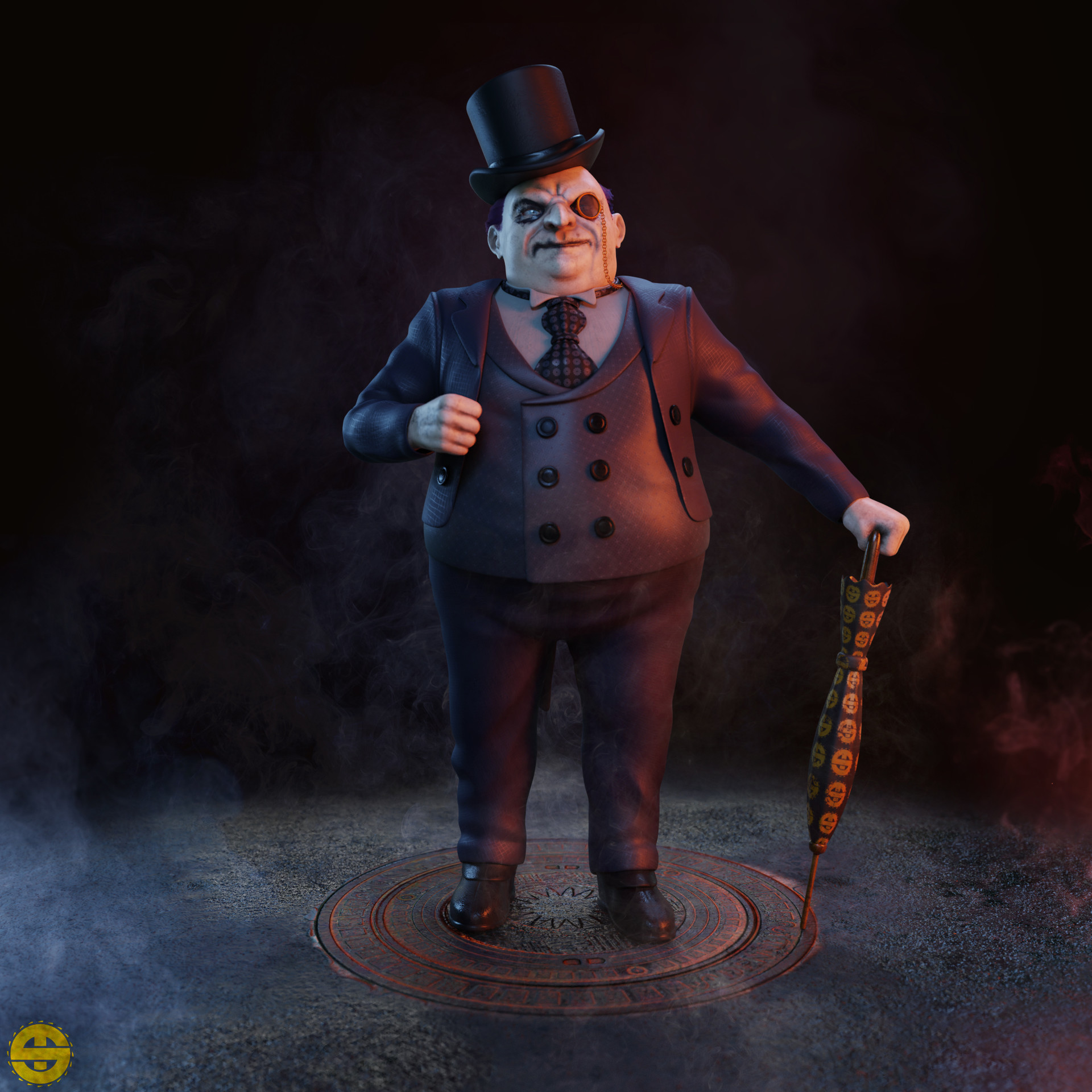 ArtStation - Mr. Penguin (Batman Rival) FanArt 3D Character / Finally!!!