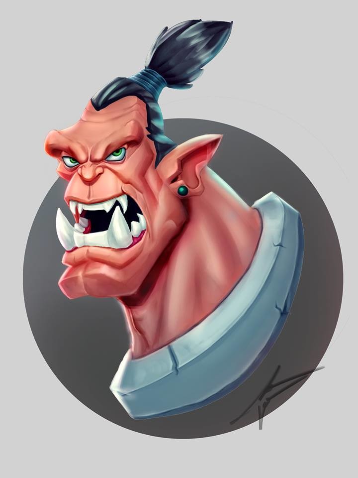 ArtStation - Orc Head