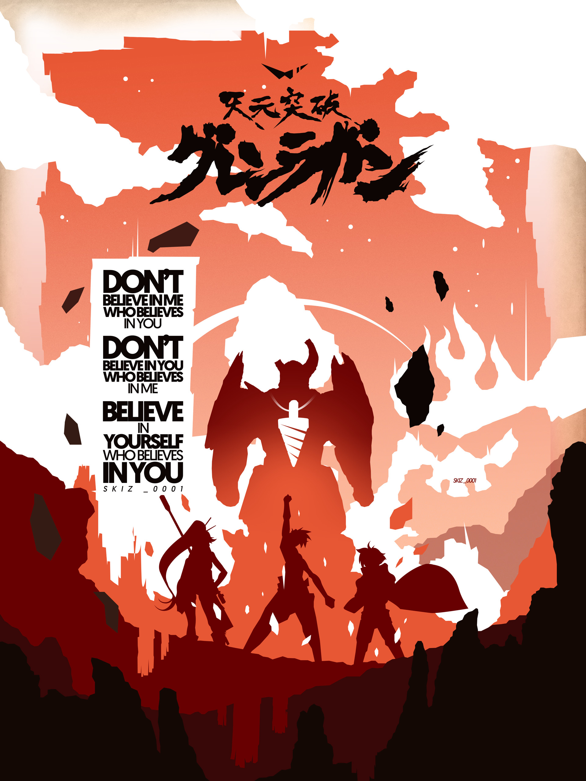 Gurren Lagann Poster at Kimberly Clifton blog