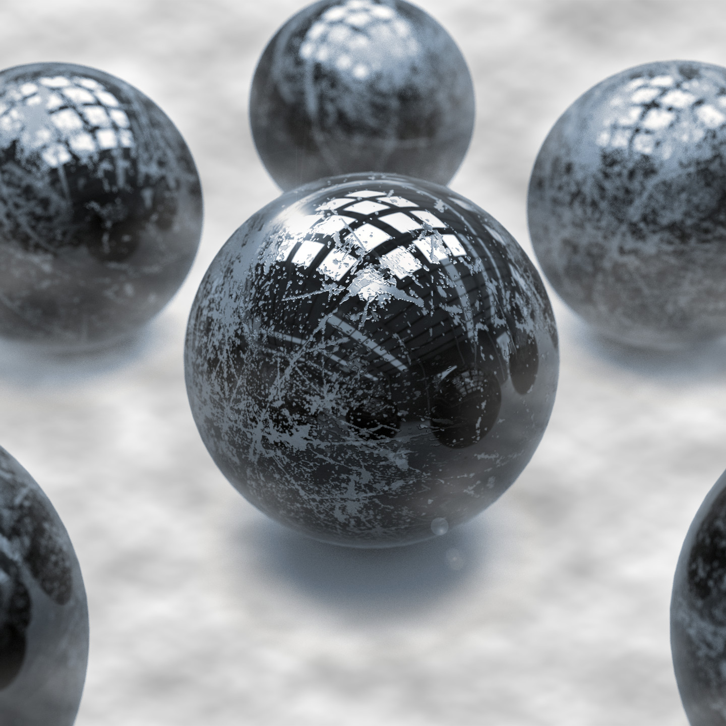 ArtStation - Scratched Marbles