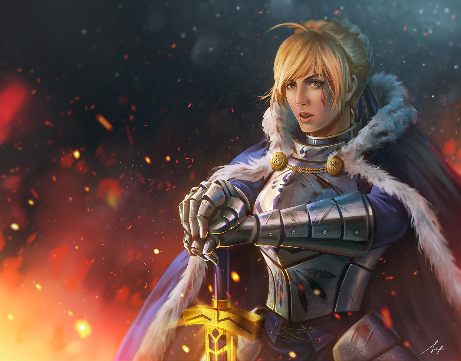 ArtStation - Fate Character Saber