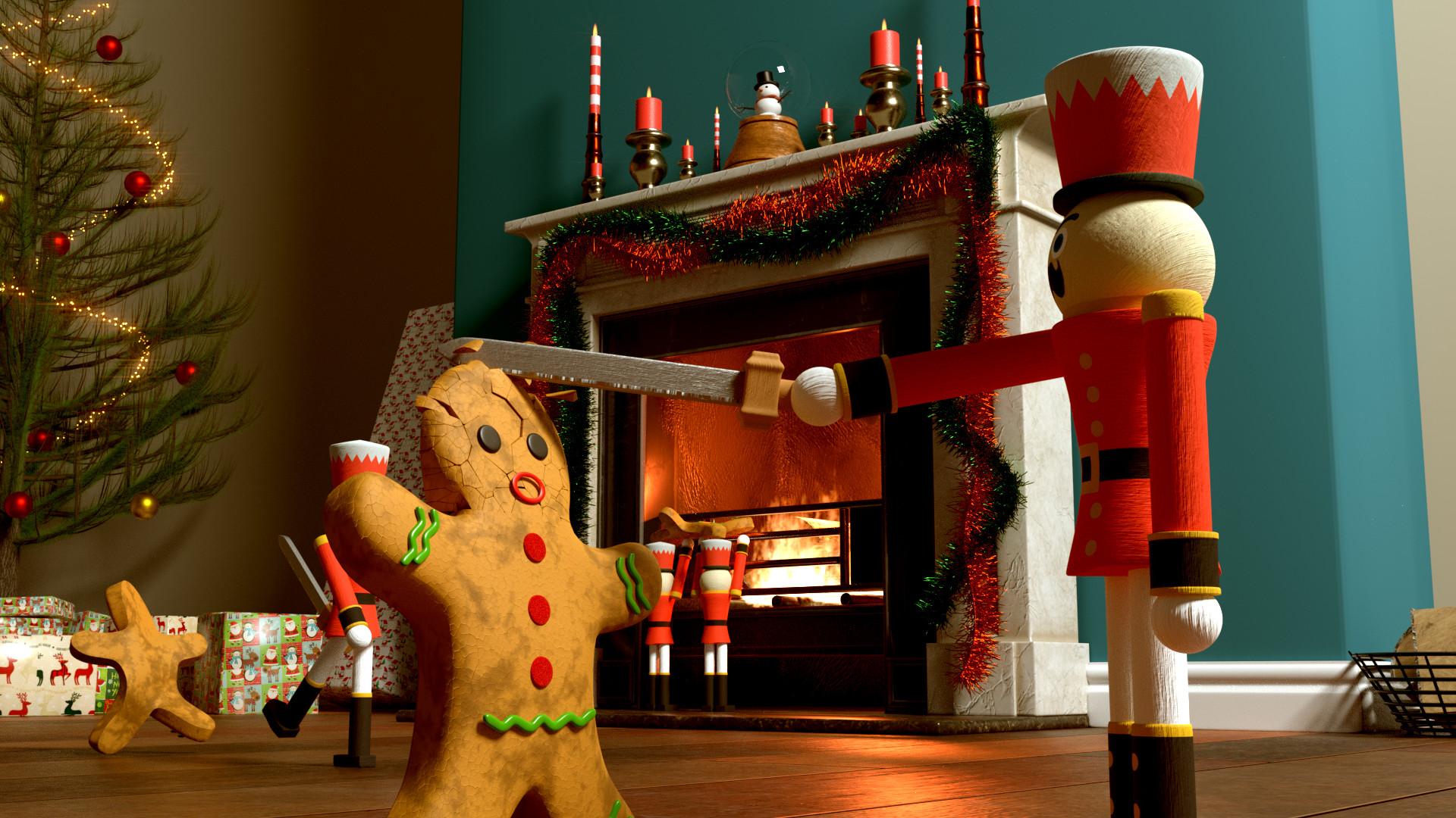 ArtStation - The Gingerbread Massacre