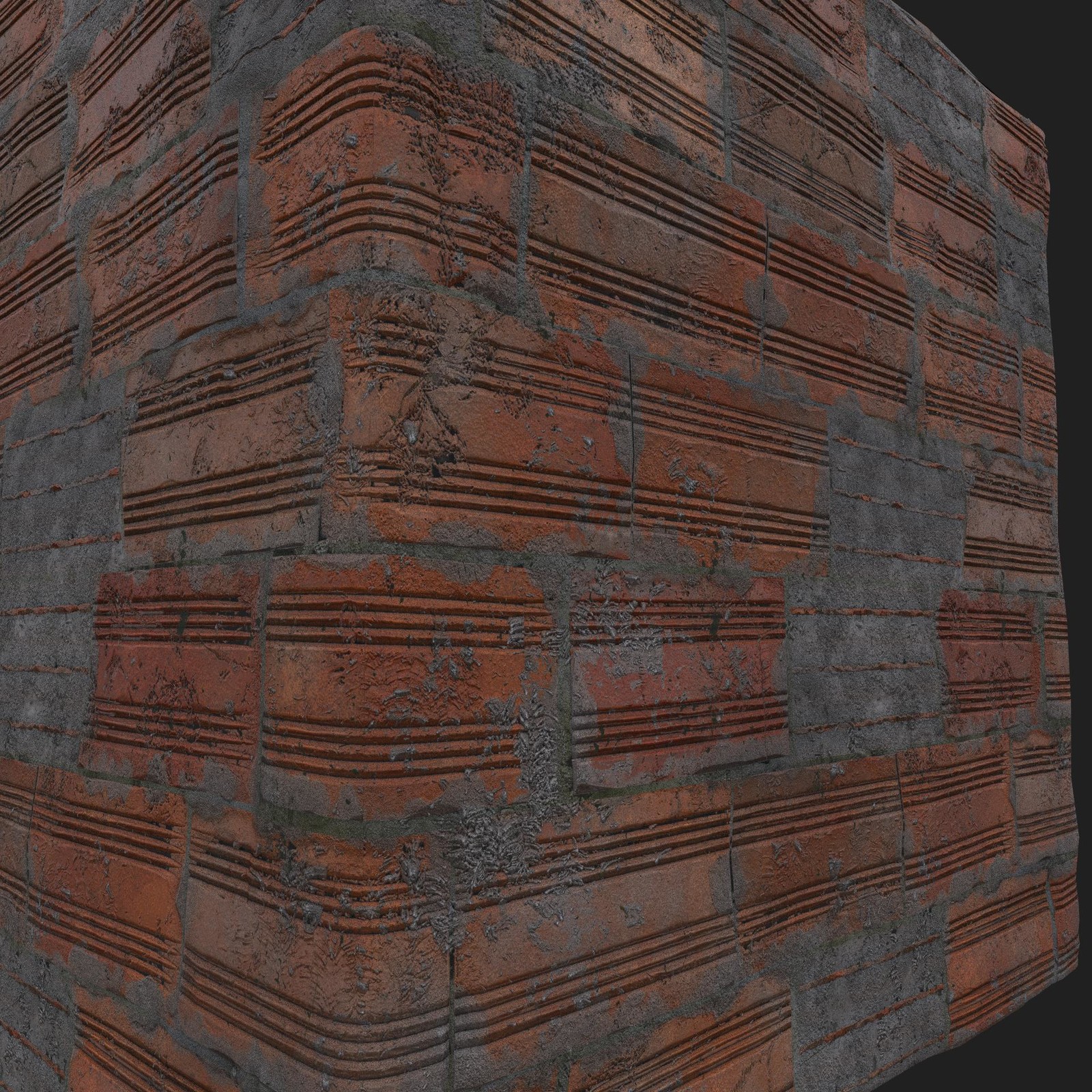 benzina chams - brick wall made on substance designer